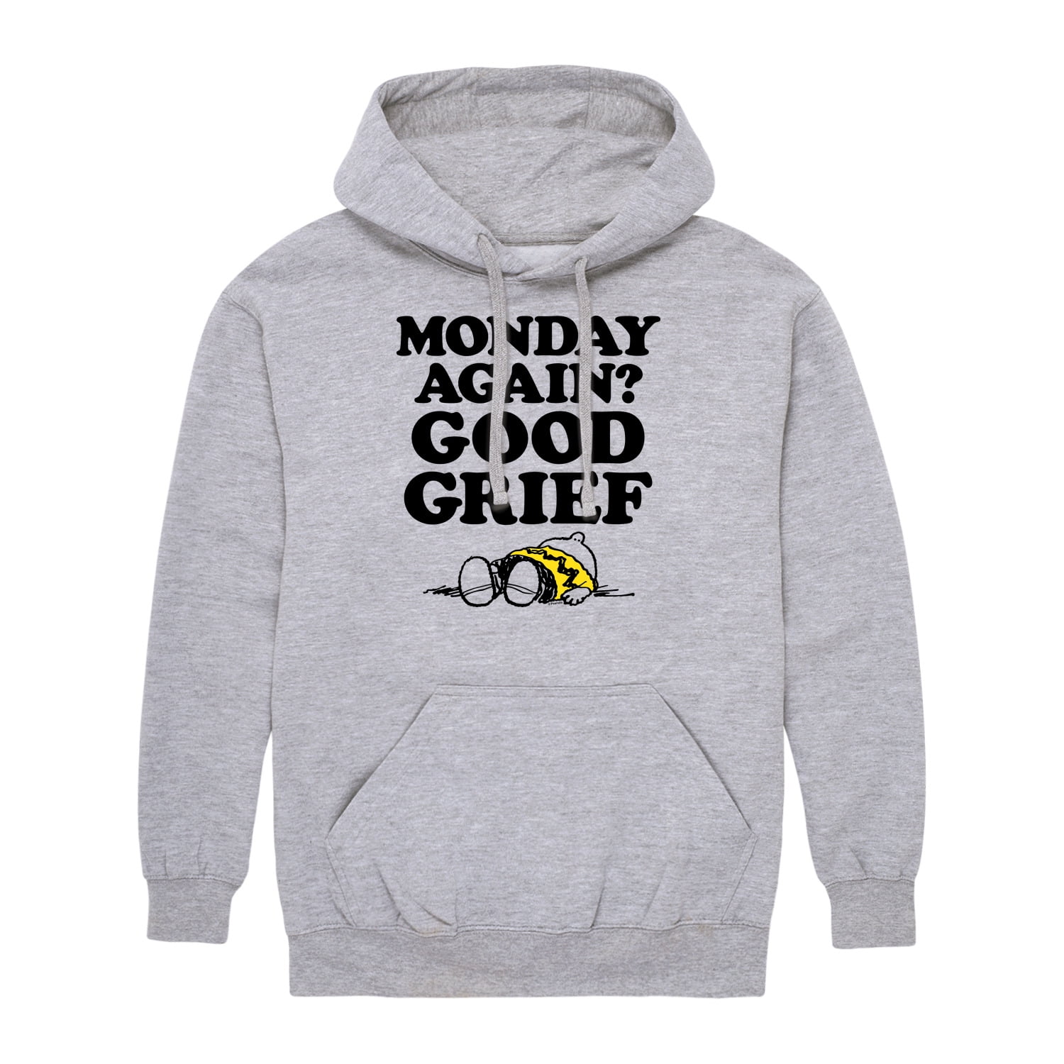 Peanuts - Monday Again Good Grief Charlie Brown -Men's Pullover Hoodie ...