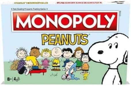 Peanuts Monopoly Board Game, Join Charlie Brown and Advance to The Ice ...