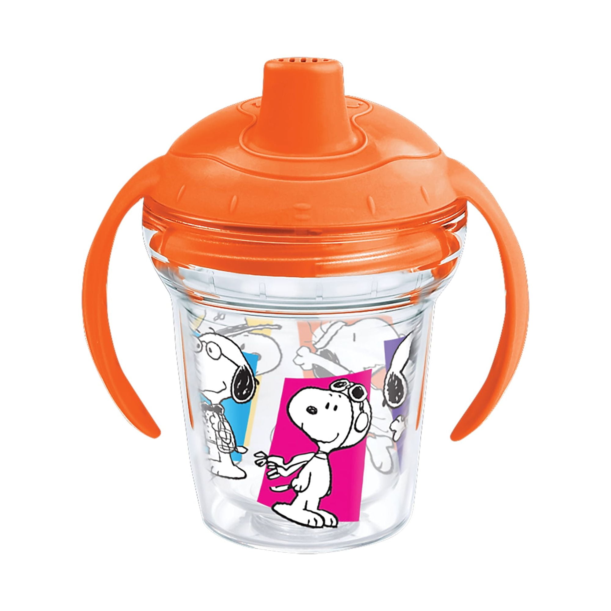 Peanuts Multi-Snoopy 6 oz Sippy Cup with lid - Walmart.com