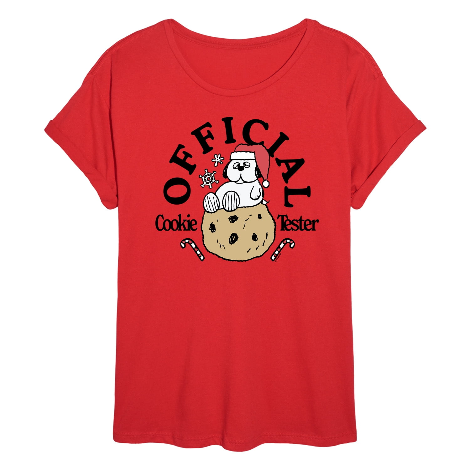 Peanuts - Official Cookie Tester Olaf - Womens Oversized Graphic T ...