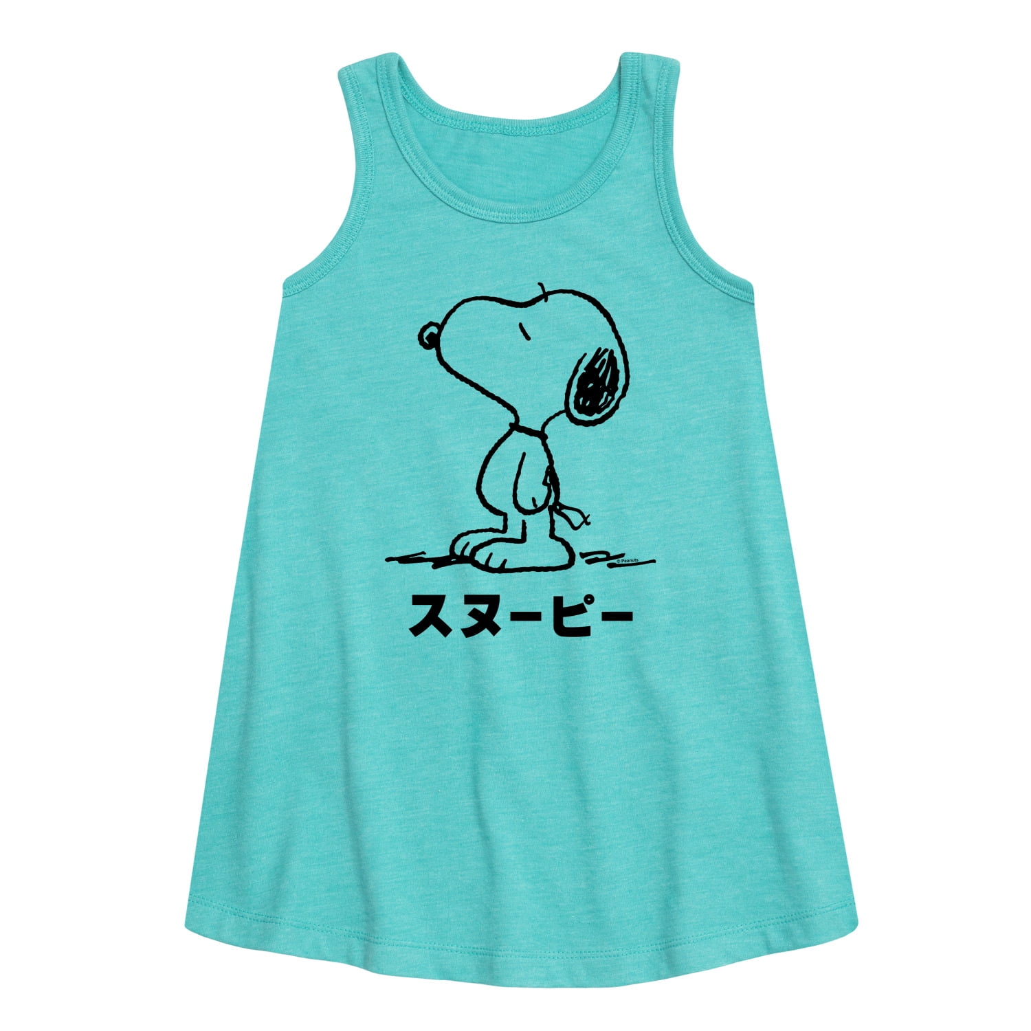 Peanuts - One Color Tokyo Snoopy - Toddler & Youth Girls A-line Dress ...