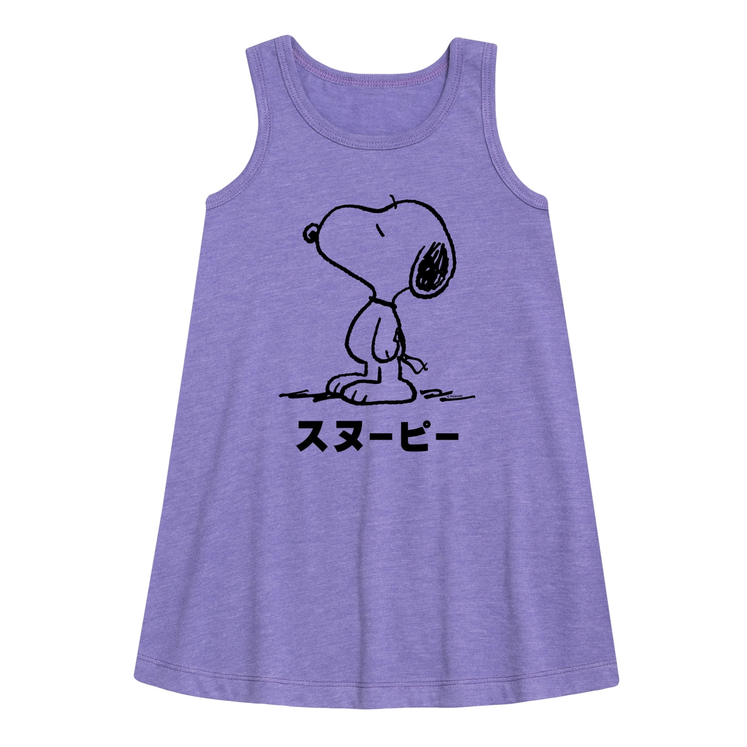 Peanuts - One Color Tokyo Snoopy - Toddler & Youth Girls A-line Dress ...