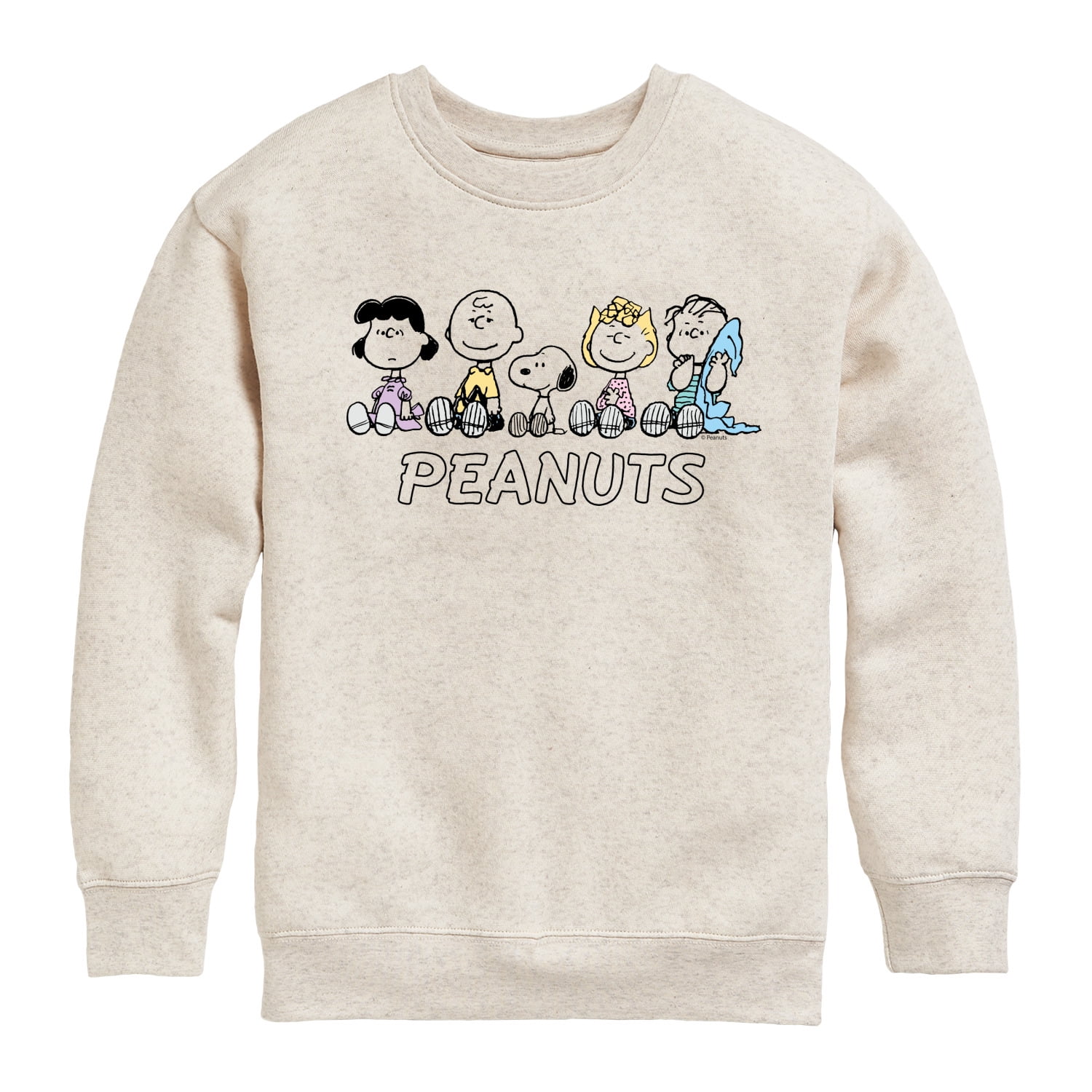 Peanuts - Pastel Group - Toddler & Youth Crewneck Fleece Sweatshirt ...