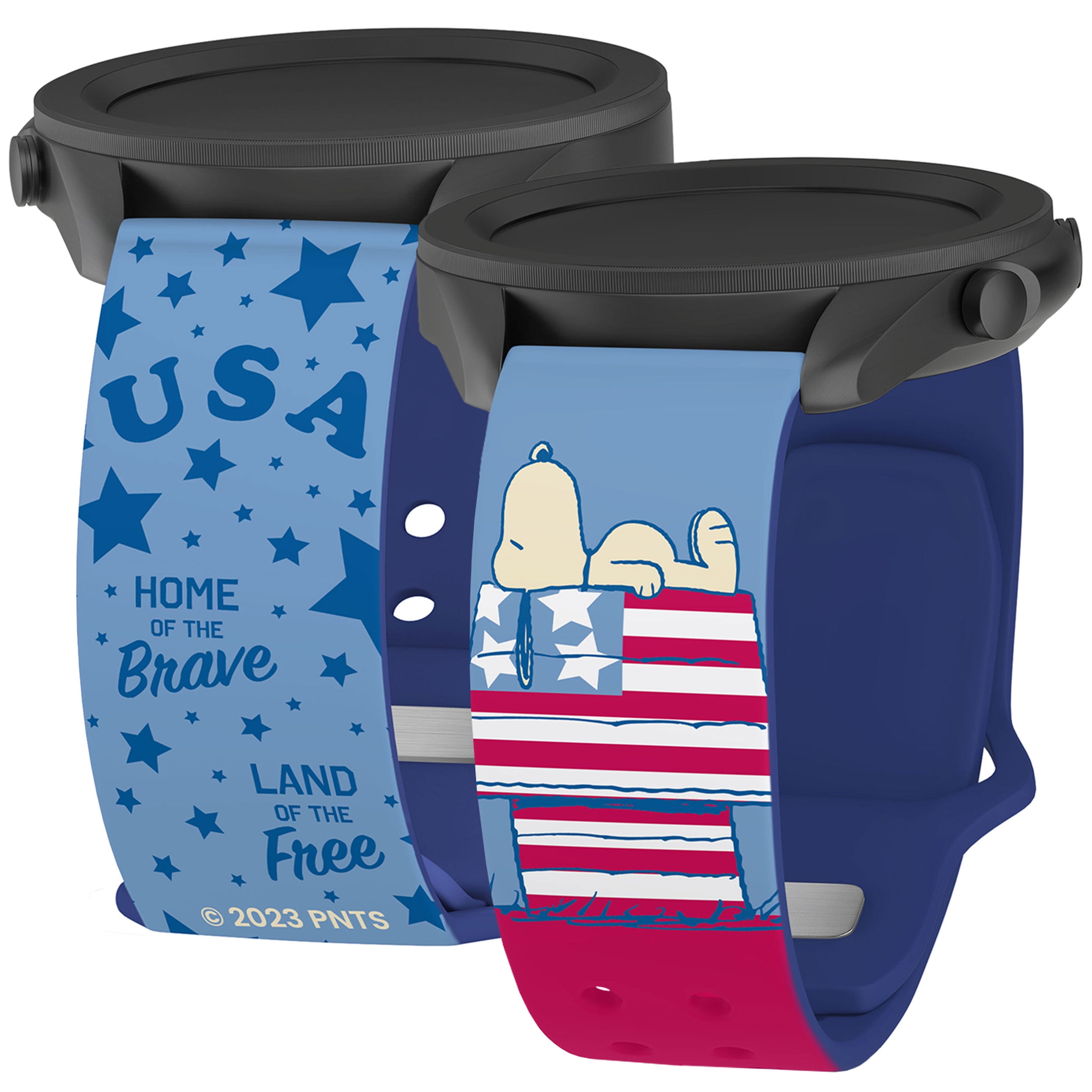 Peanuts Patriotic HD Unisex Watch Band Compatible with Samsung Galaxy ...