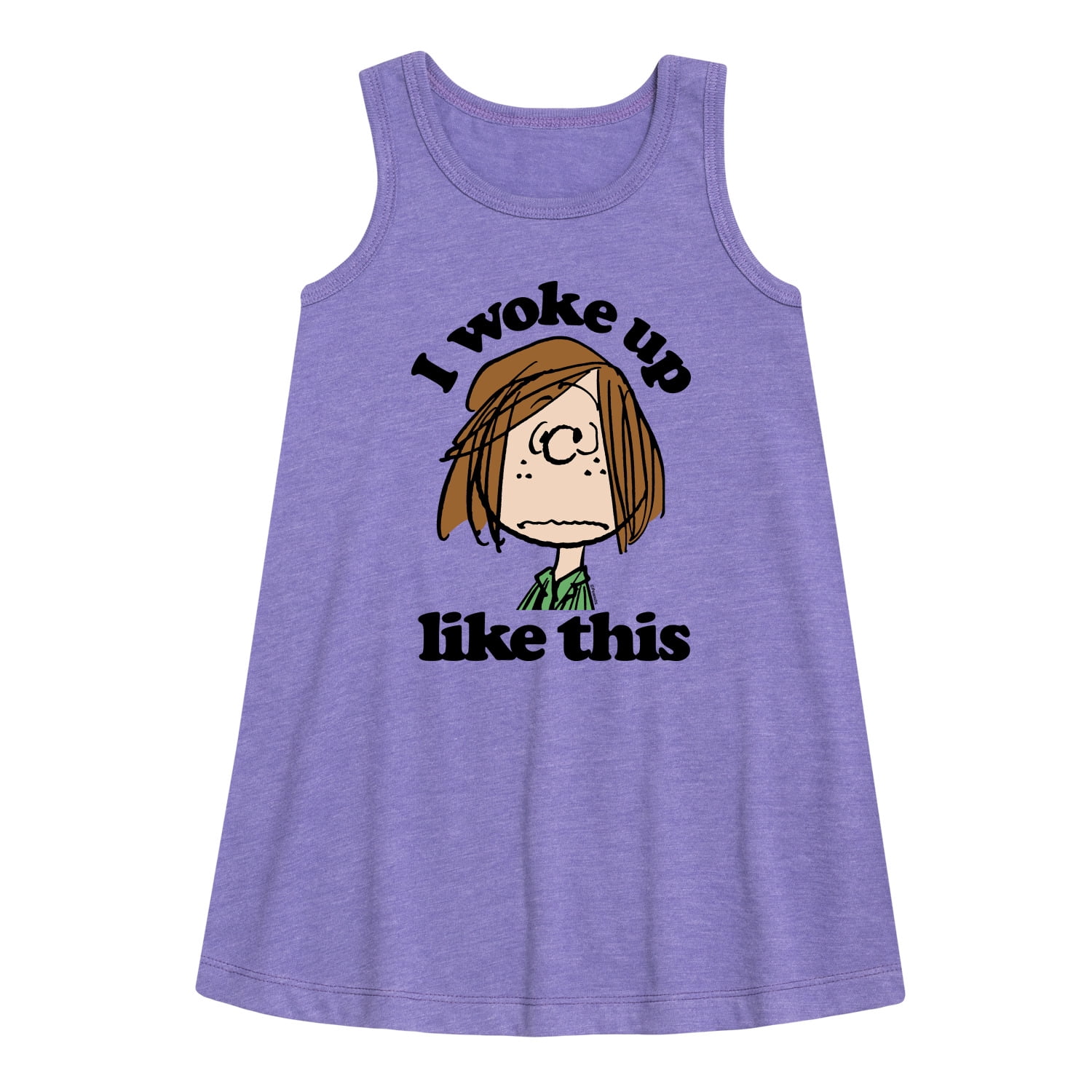 Peanuts - Patty I Woke Up Like This - Toddler & Youth Girls A-line ...
