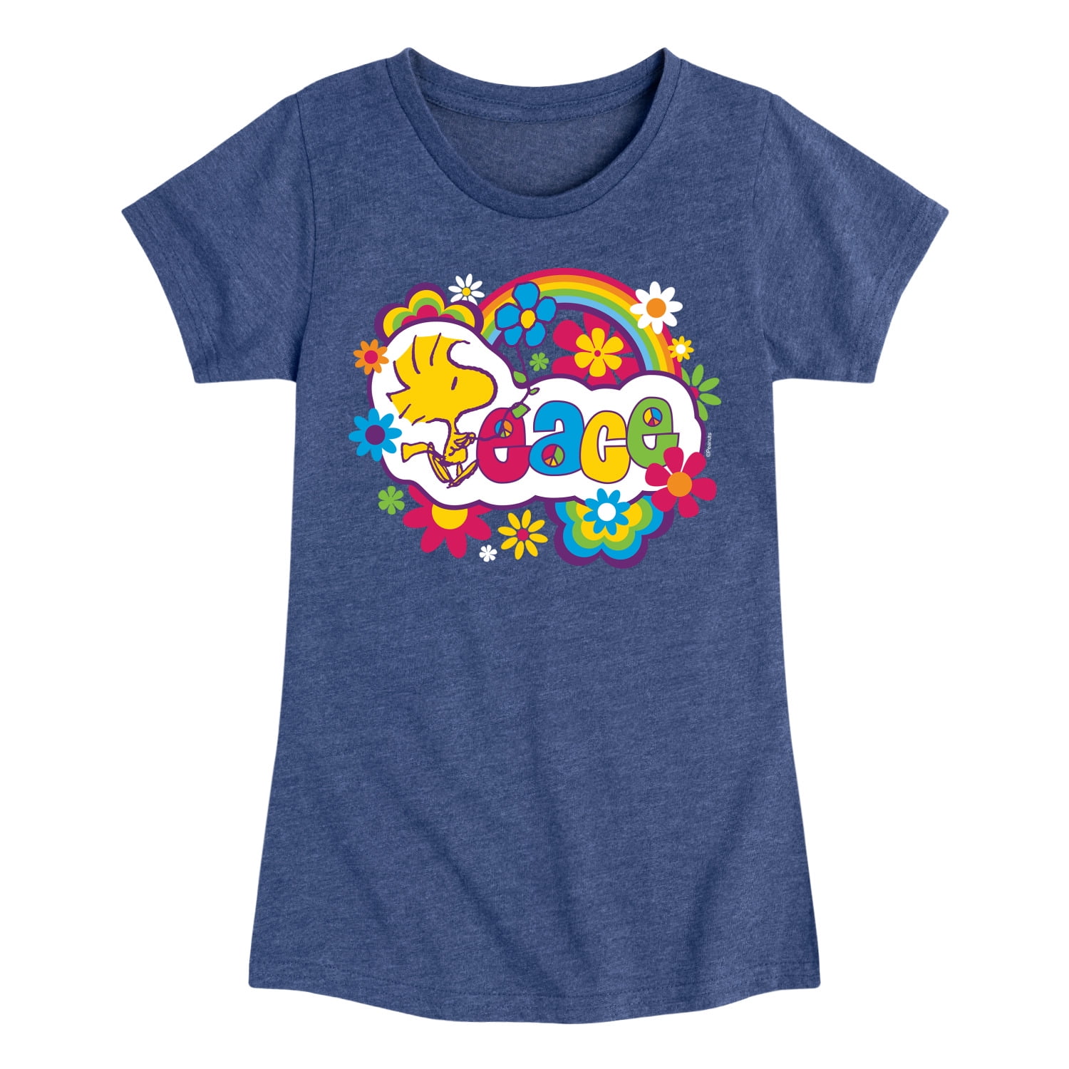 Peanuts - Peace Floral & Colorful Woodstock - Toddler & Youth Girls ...
