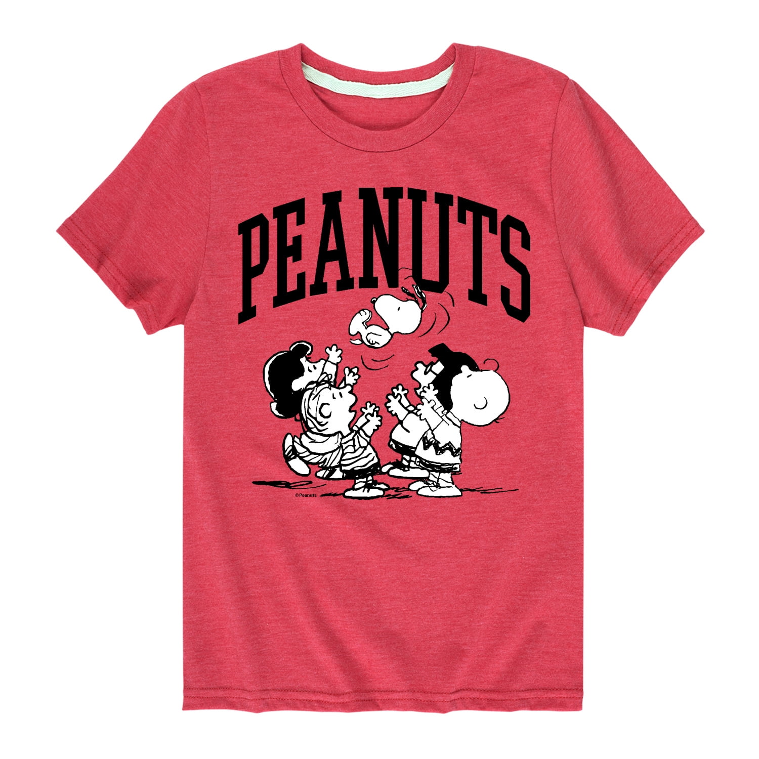 Peanuts - Peanuts Collegiate Art - Toddler And Youth Short Sleeve ...
