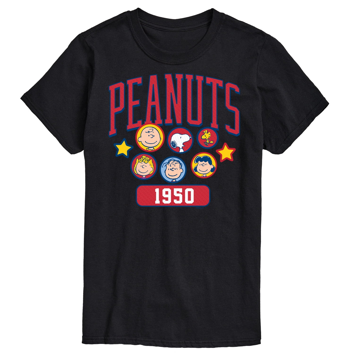 Peanuts - Peanuts Crew Athletic - Men's Short Sleeve Graphic T-Shirt ...