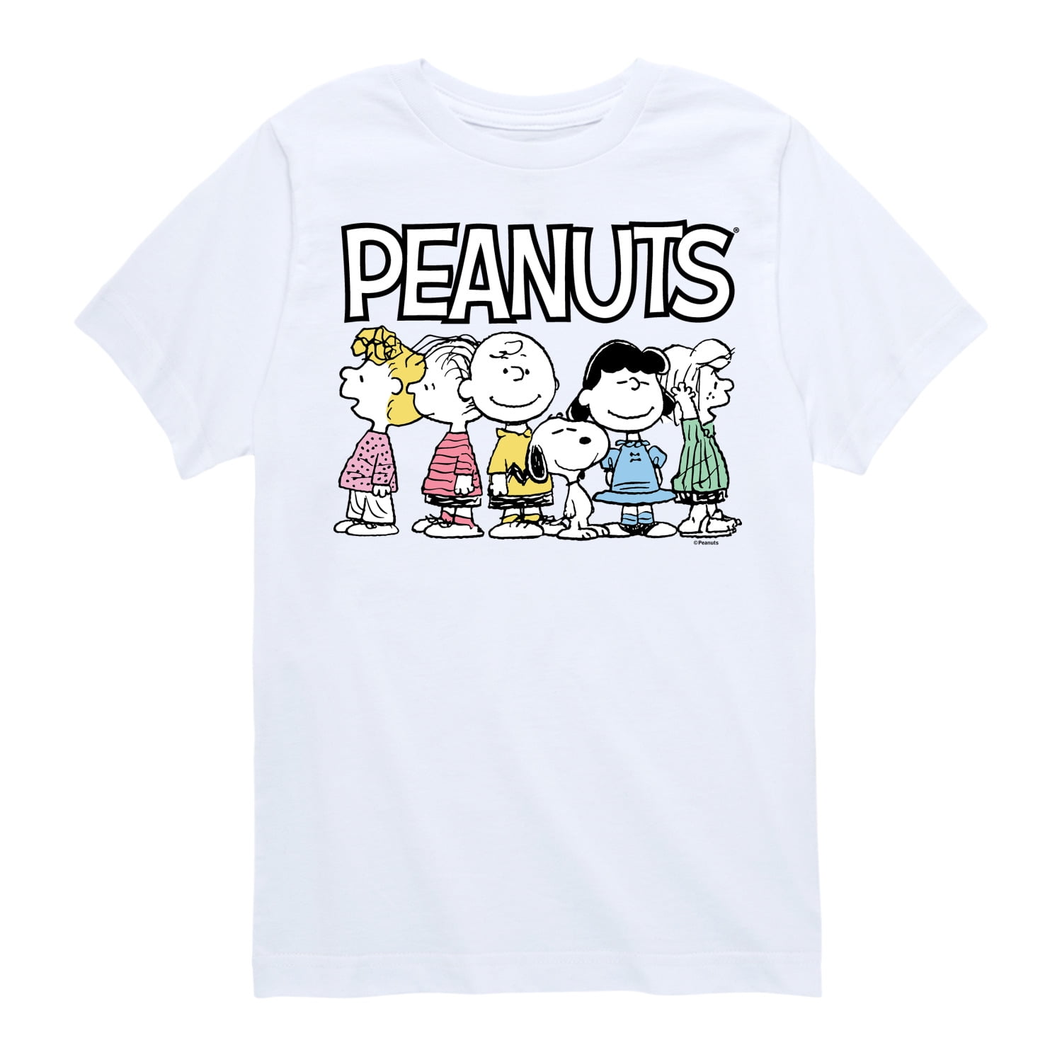 Peanuts - Peanuts Crew - Youth Short Sleeve Tee - Walmart.com