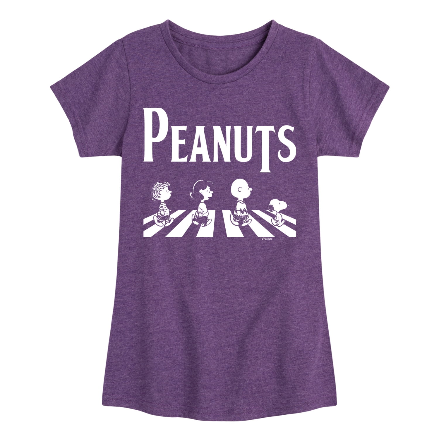 Peanuts - Peanuts Crossing Road - Toddler And Youth Girls Short Sleeve ...
