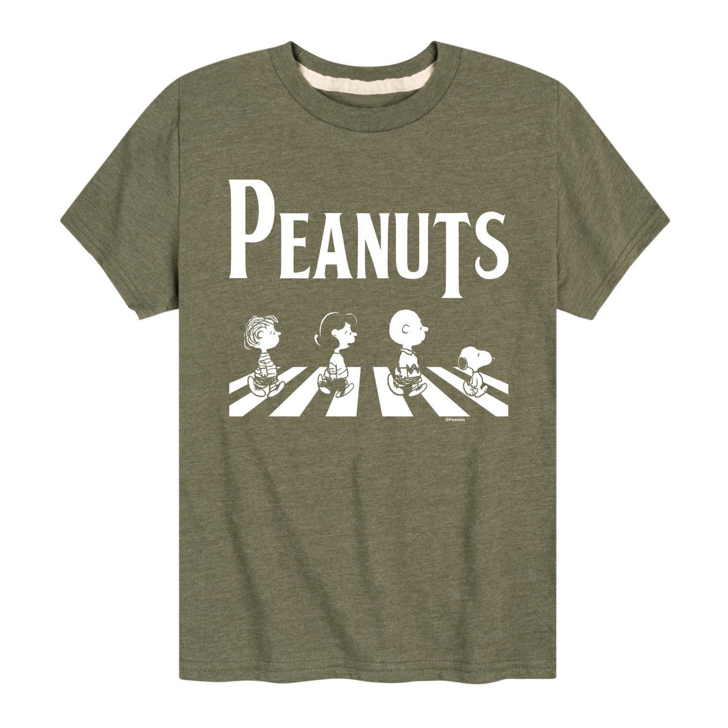Peanuts - Peanuts Crossing Road - Toddler And Youth Short Sleeve ...