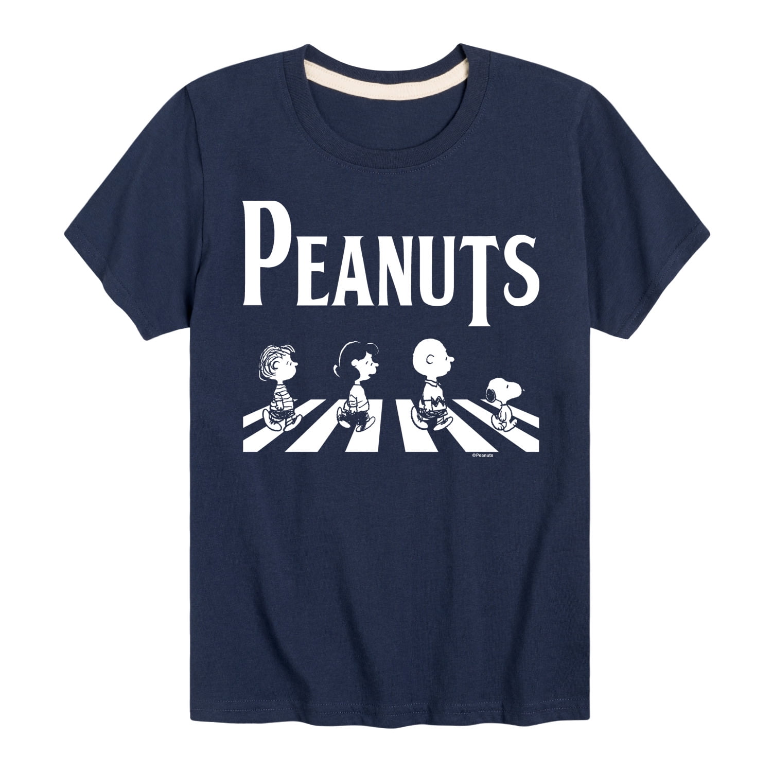 Peanuts - Peanuts Crossing Road - Toddler And Youth Short Sleeve ...