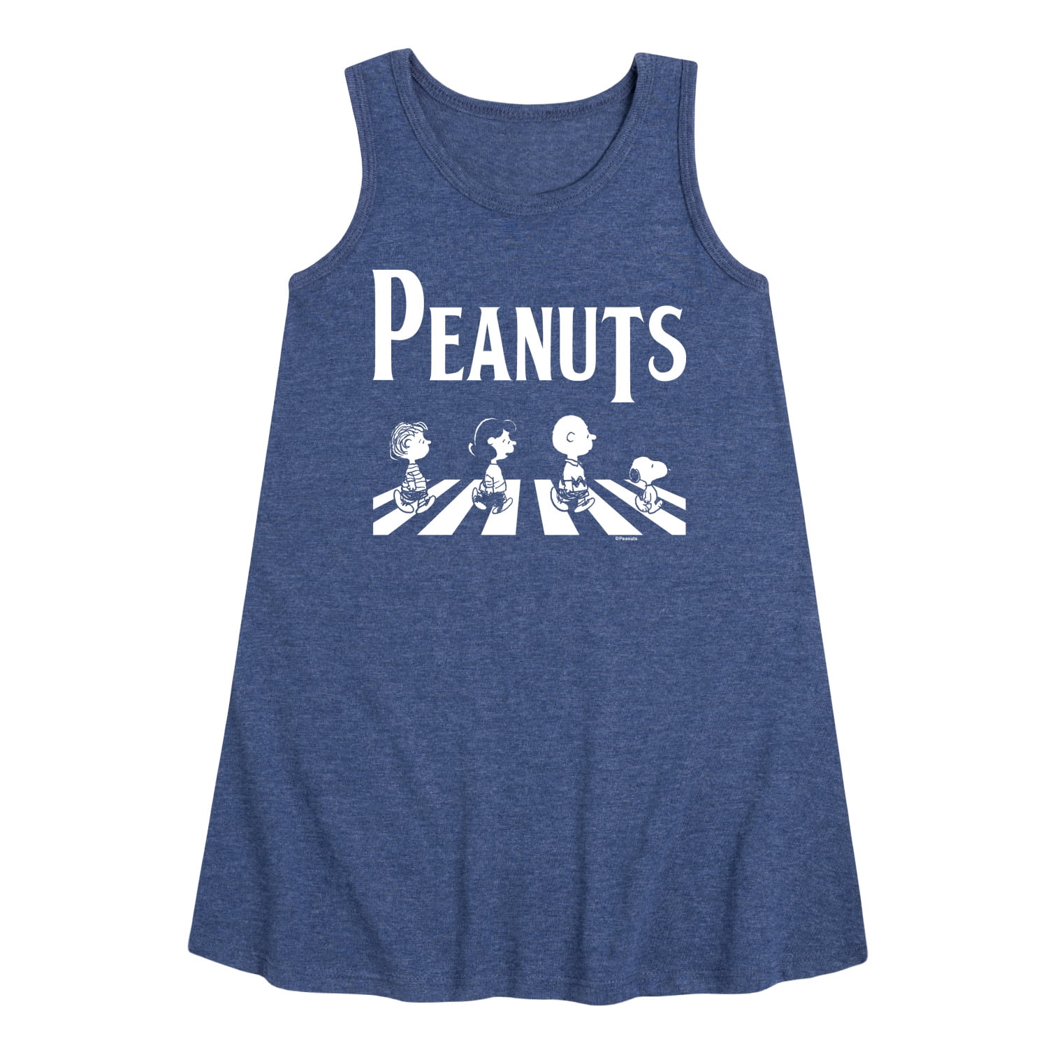 Peanuts - Peanuts Crossing Road - Toddler and Youth Girls A-line Dress ...