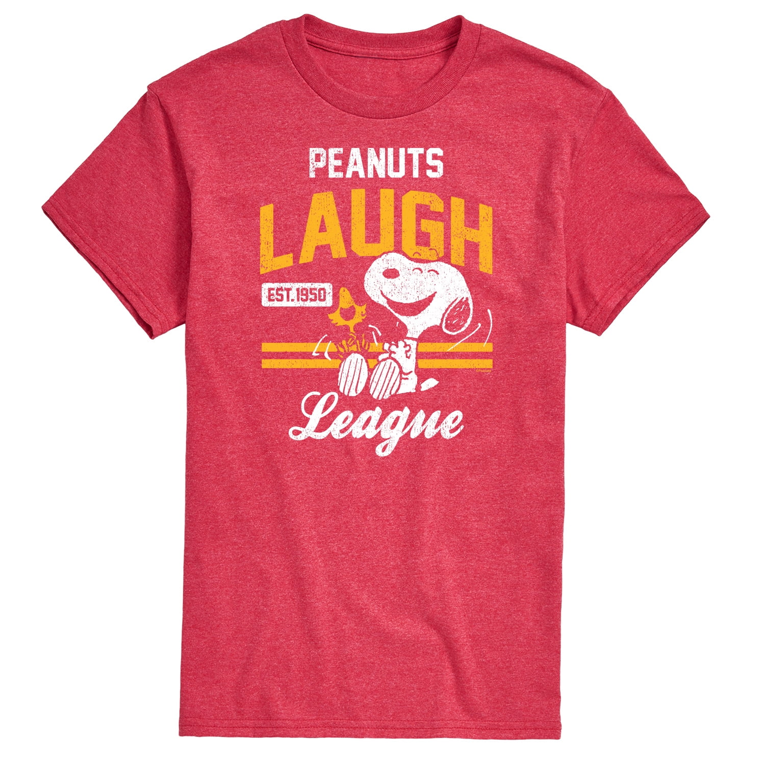 Peanuts - Peanuts Laugh League - Men's Short Sleeve Graphic T-Shirt ...