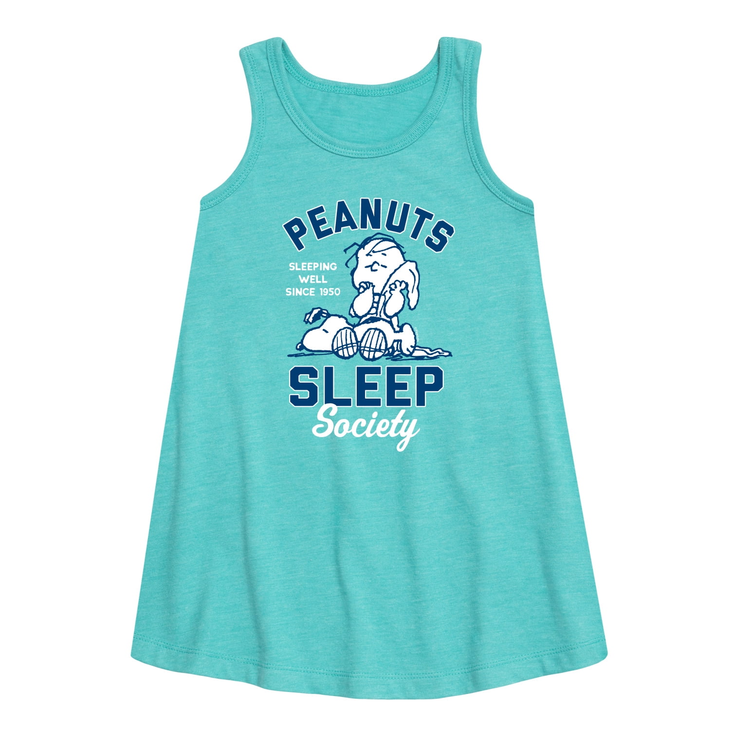 Peanuts - Peanuts Sleep Society - Toddler & Youth Girls A-line Dress ...