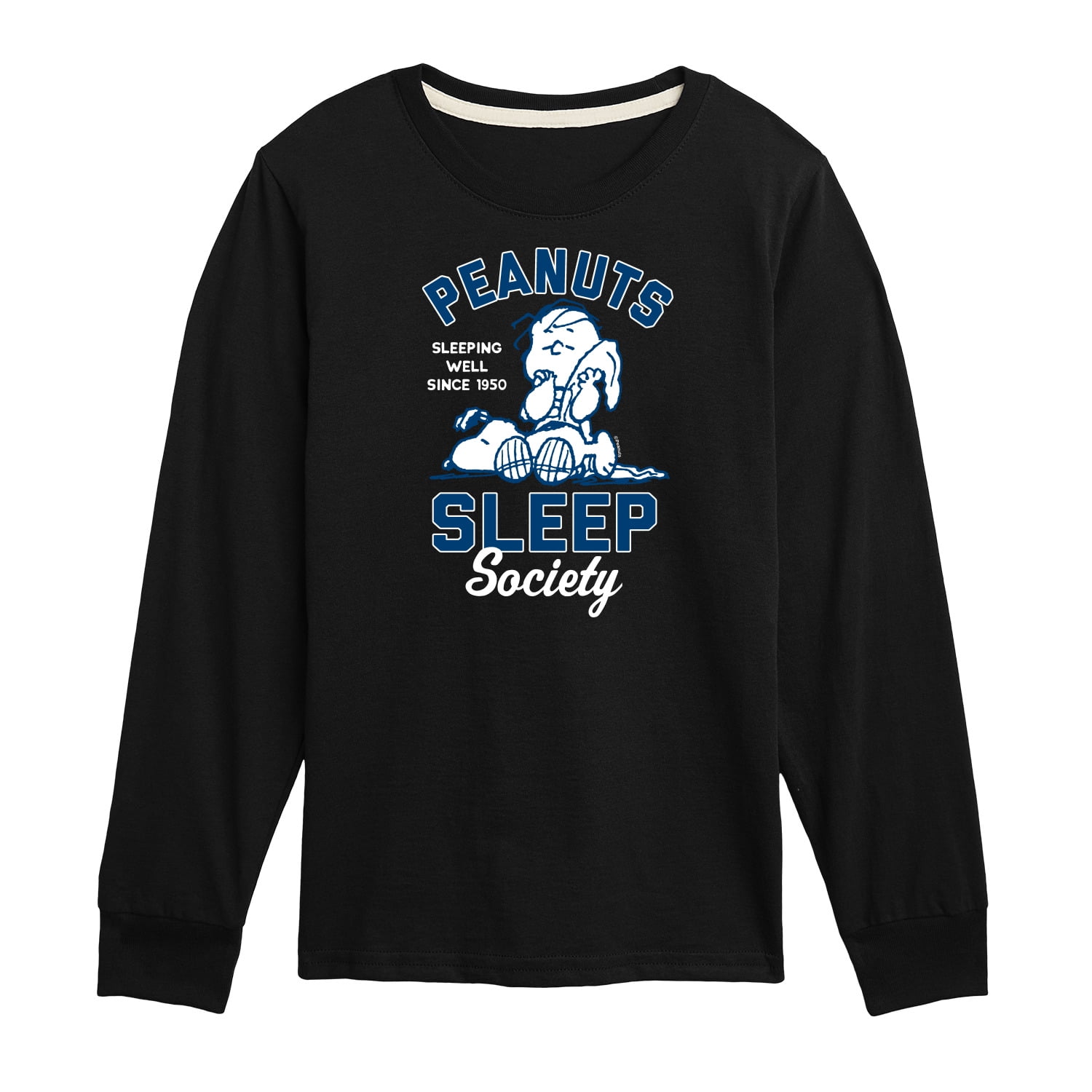Peanuts - Peanuts Sleep Society - Toddler & Youth Long Sleeve Graphic T ...