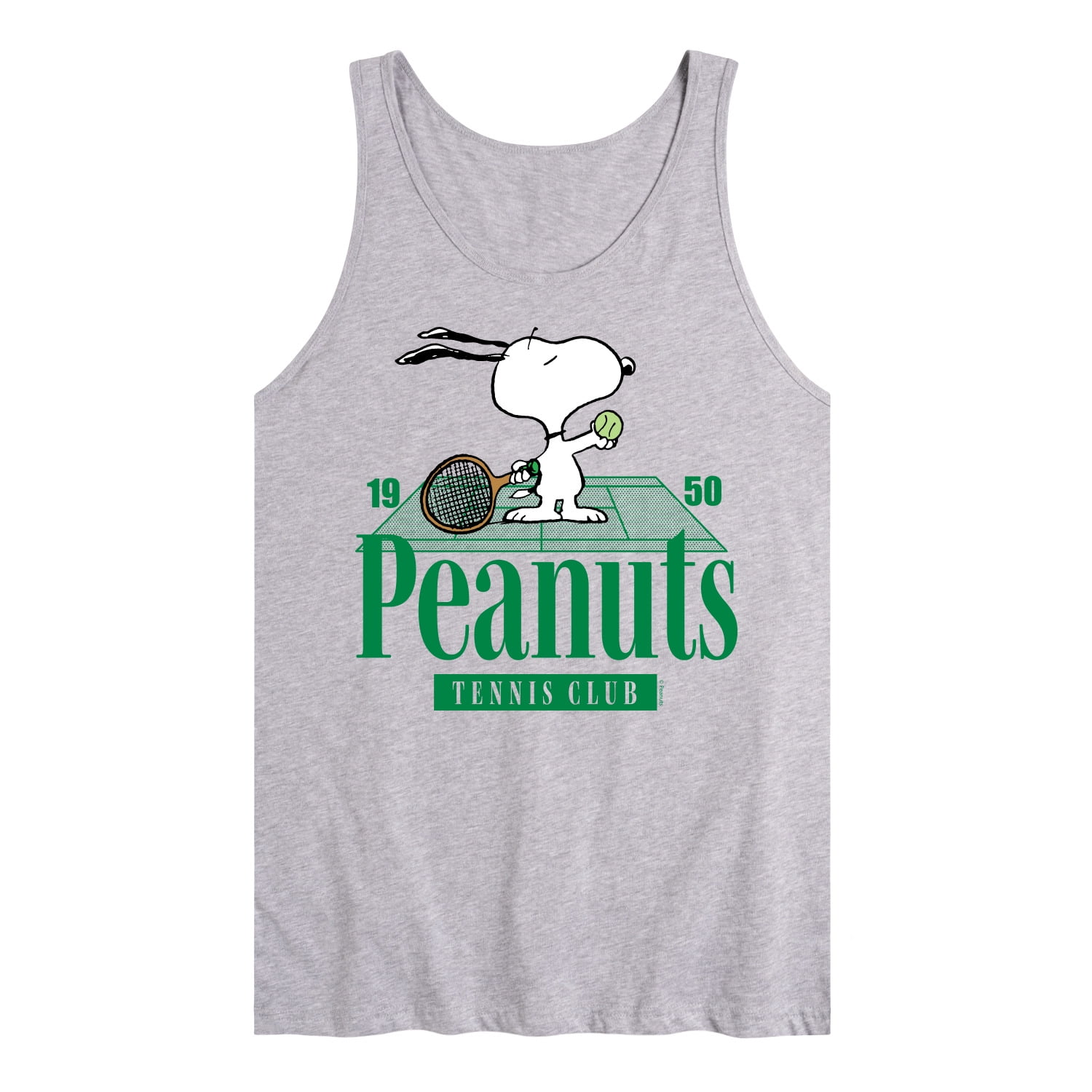 Peanuts - Peanuts Tennis Club - Snoopy - Men's Jersey Tank - Walmart.com