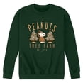 Peanuts - Peanuts Tree Farm - Men's Long Sleeve Crew Fleece Sweatshirt ...