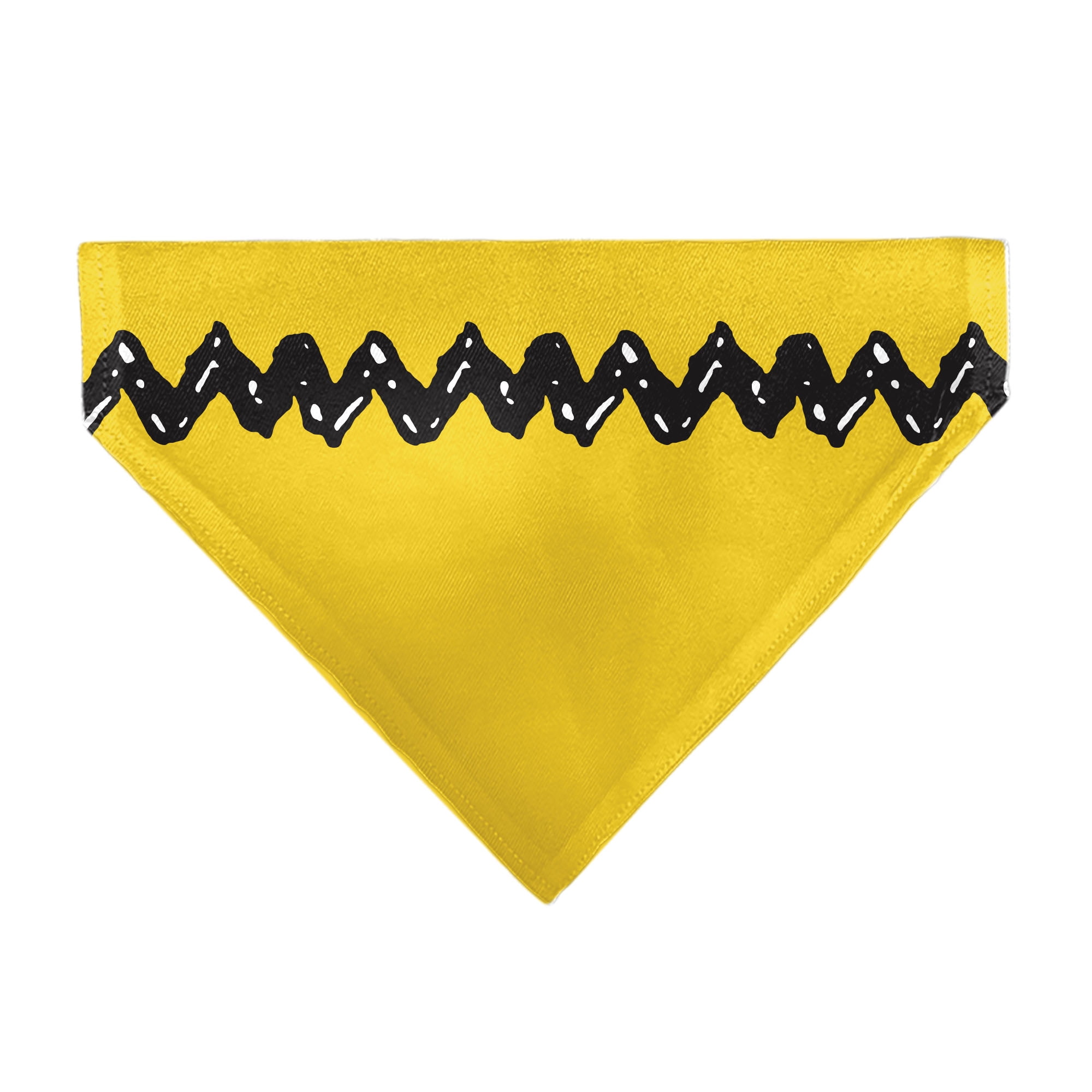 Peanuts Pet Bandana Peanuts Charlie Brown Zig Zag Stripe Yellow Black Slip On Collar Bandana ...