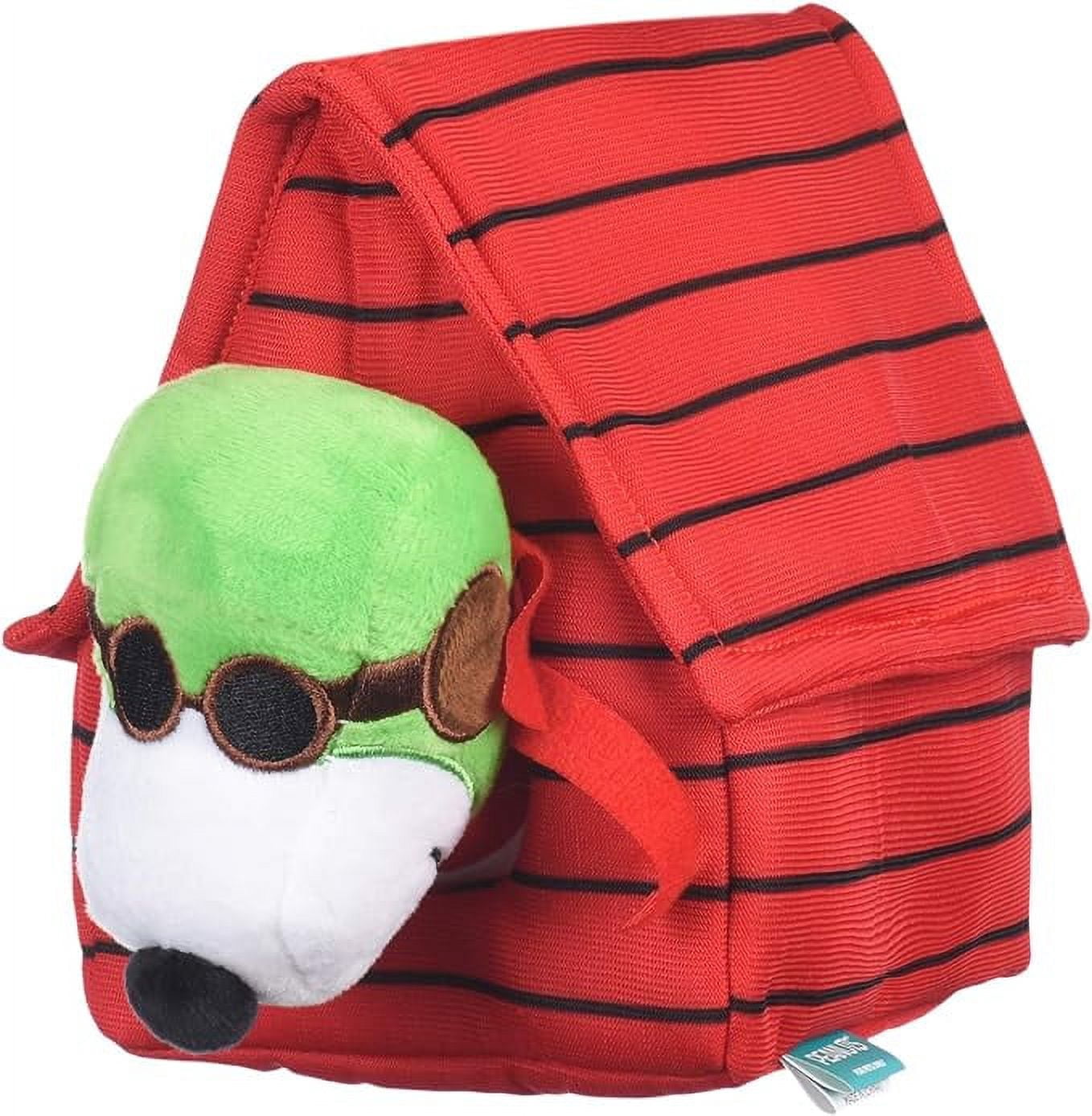 Peanuts for Pets Charlie Brown Pilot Snoopy Burrow Dog Toy | Red and ...