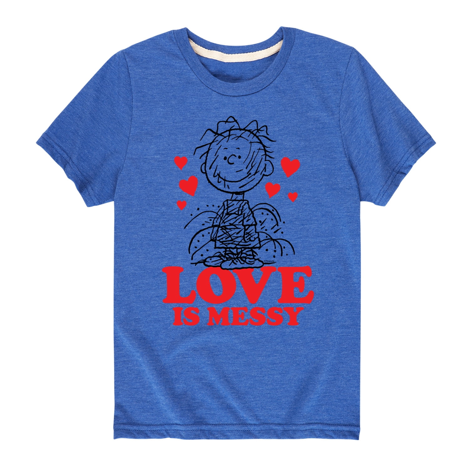Peanuts - Pigpen Love Is Messy - Toddler And Youth Short Sleeve Graphic ...