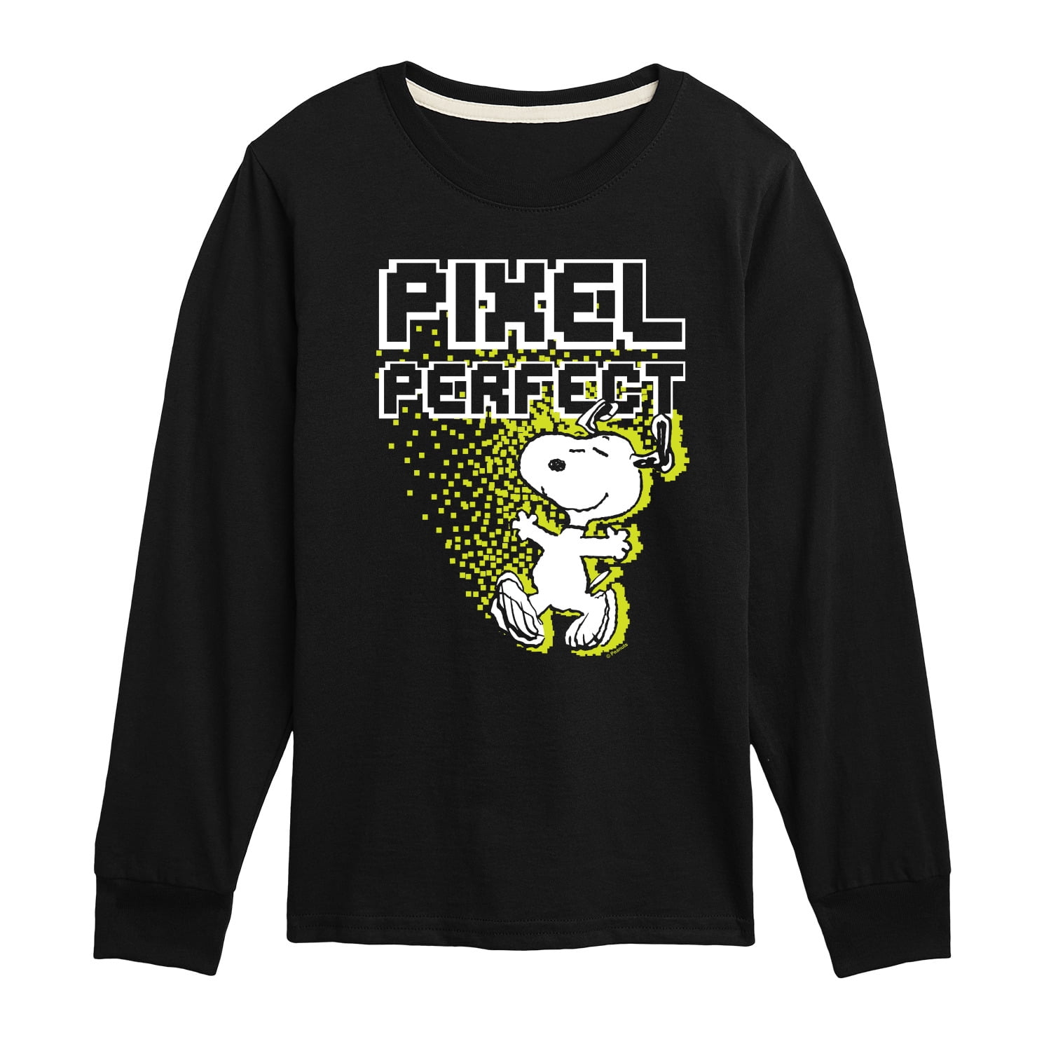 Peanuts - Pixel Perfect - Toddler & Youth Long Sleeve Graphic T-Shirt ...