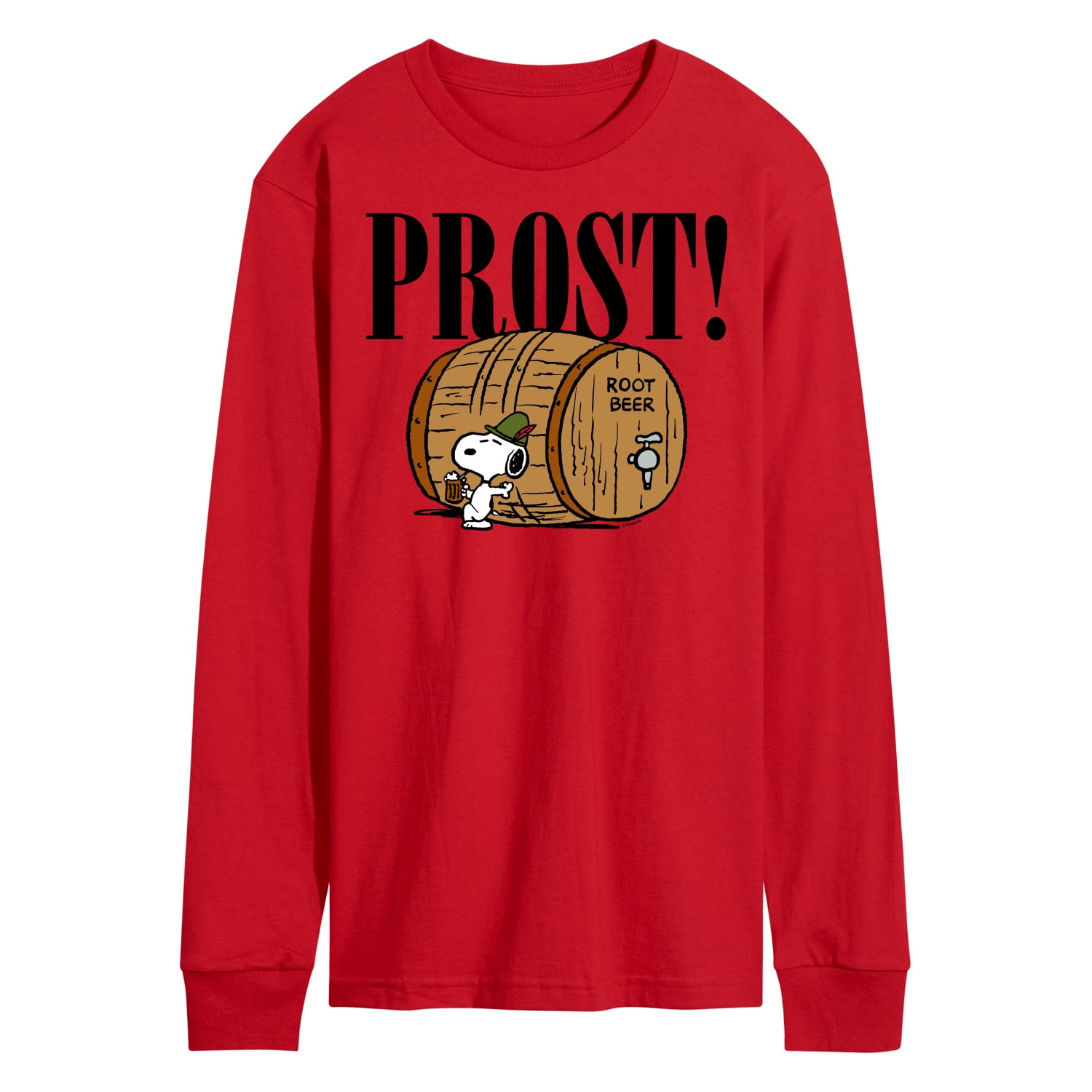 Peanuts - Prost Snoopy Root Beer - Men's Long Sleeve T-Shirt - Walmart.com