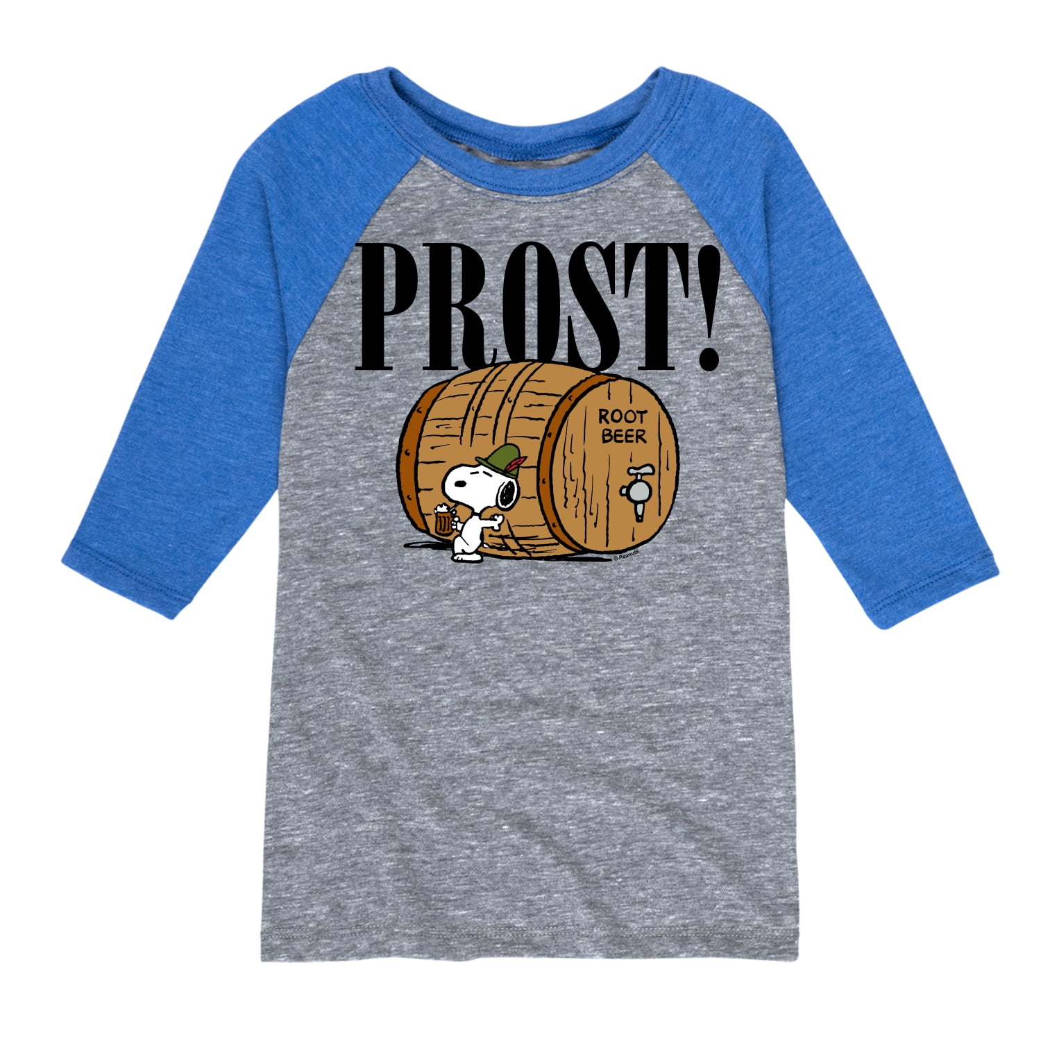 Peanuts - Prost Snoopy Root Beer - Toddler & Youth Raglan Graphic T ...