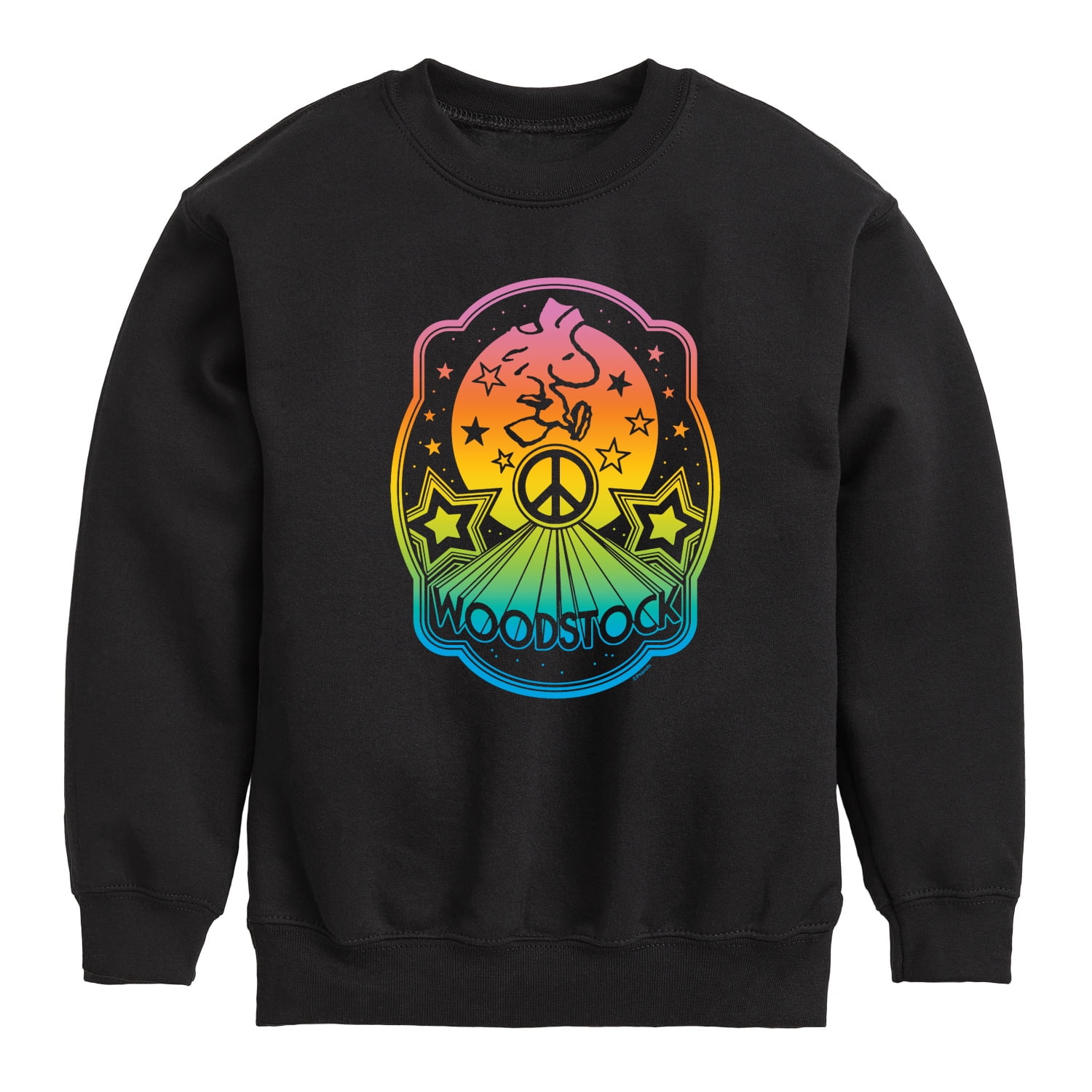 Peanuts - Psychedelic Color Burst Woodstock - Peace - Toddler & Youth ...