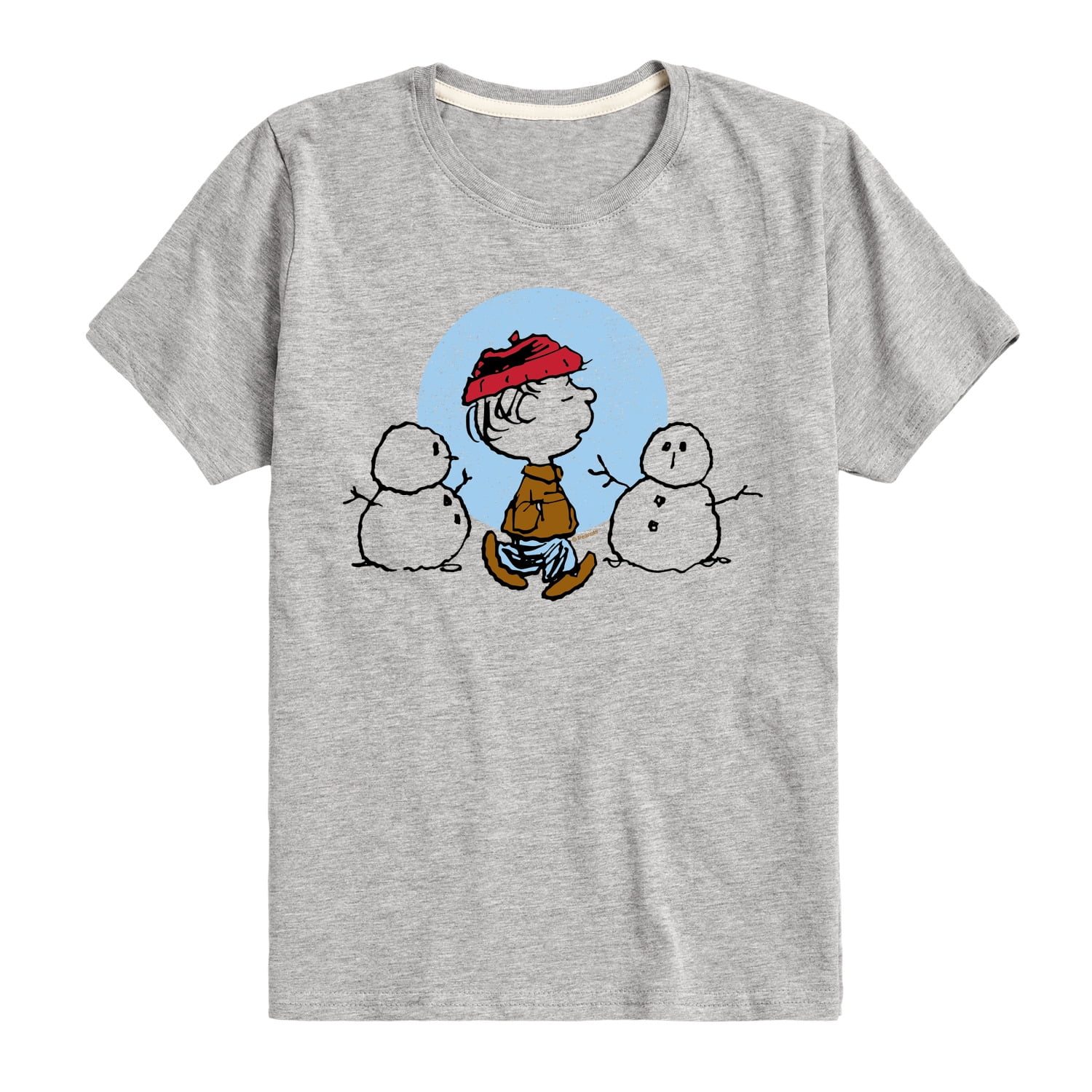Peanuts - Rerun Winter - Toddler & Youth Short Sleeve Graphic T-Shirt ...