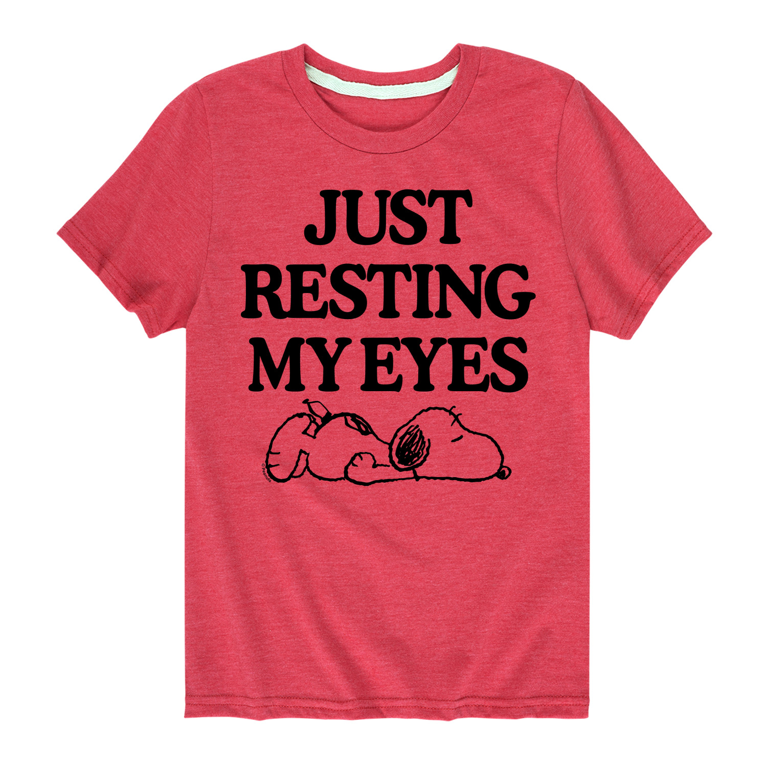 Peanuts - Resting My Eyes Snoopy - Toddler & Youth Short Sleeve Graphic ...