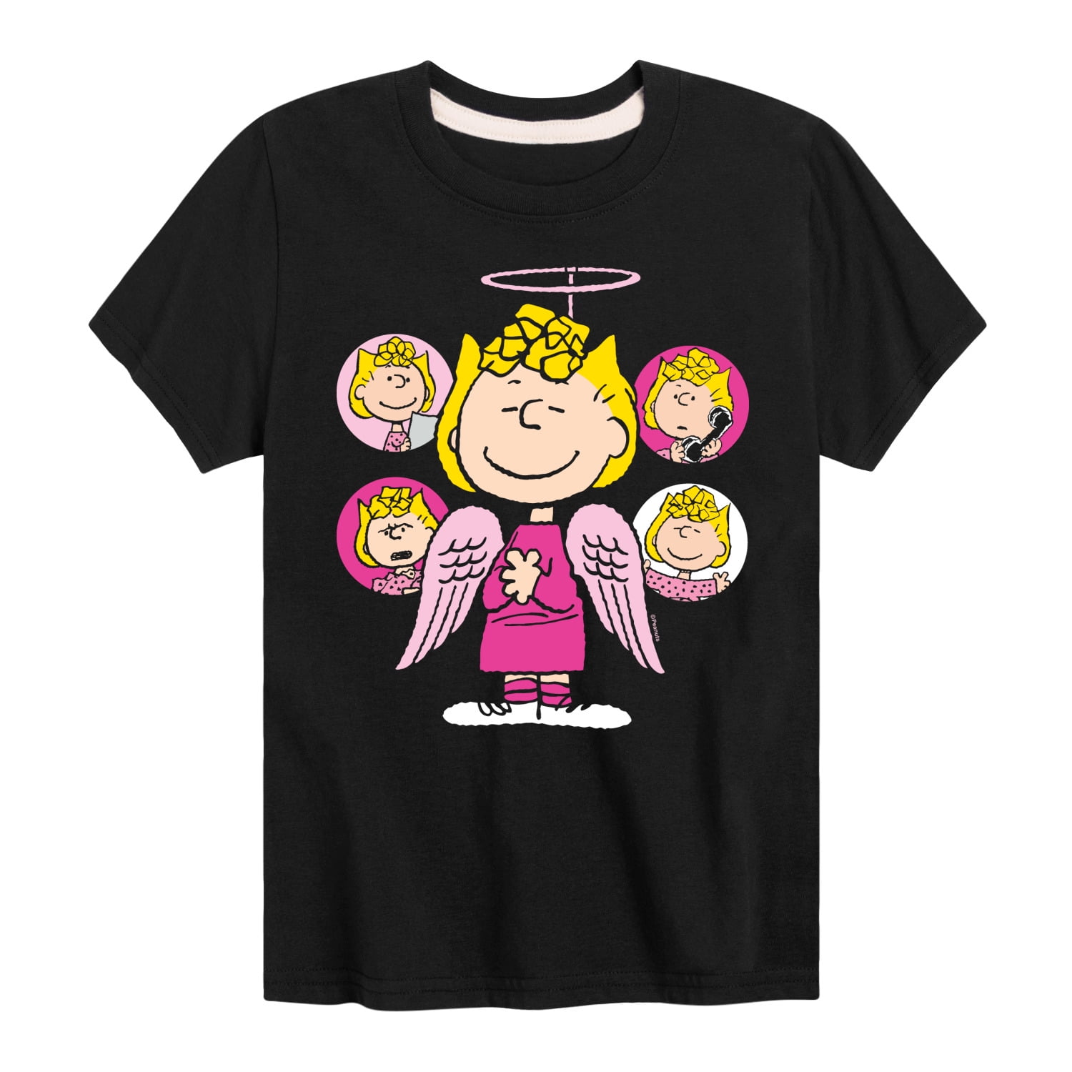 Peanuts - Sally Angel - Toddler & Youth Short Sleeve Graphic T-Shirt ...