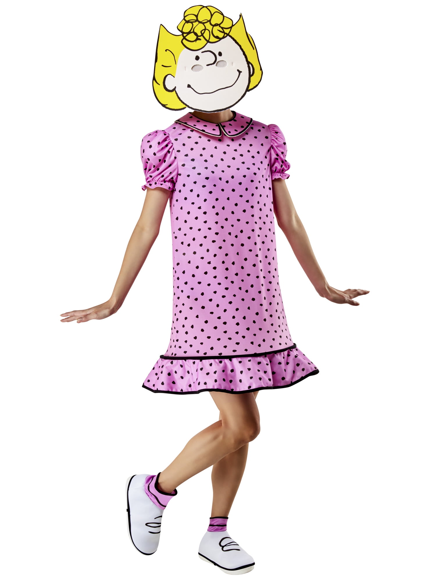 RUBIES II Peanuts Sally Women's Costume, Dress, Foam Mask, Boot Covers ...