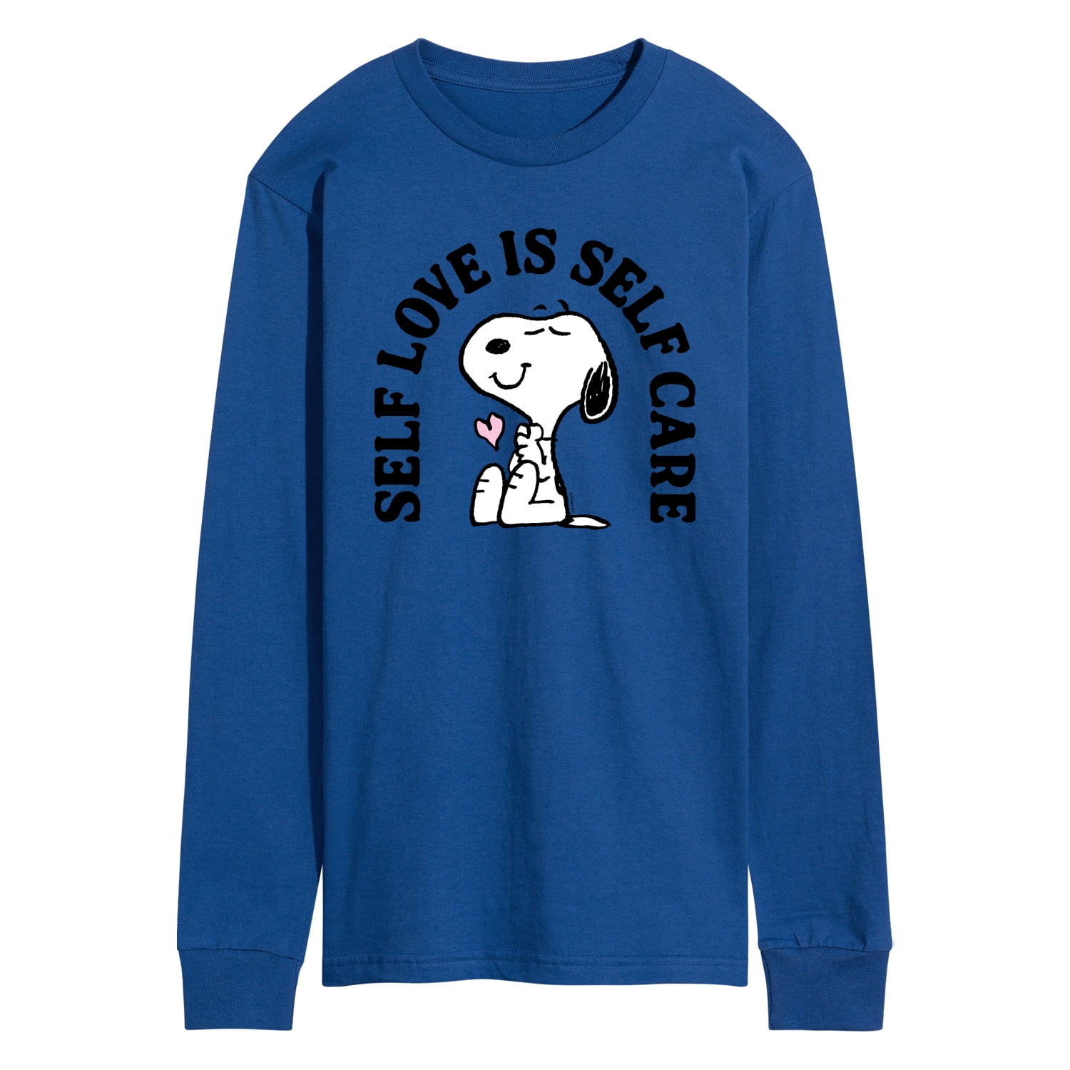 Peanuts - Self Love Is Self Care - Men's Long Sleeve T-Shirt - Walmart.com