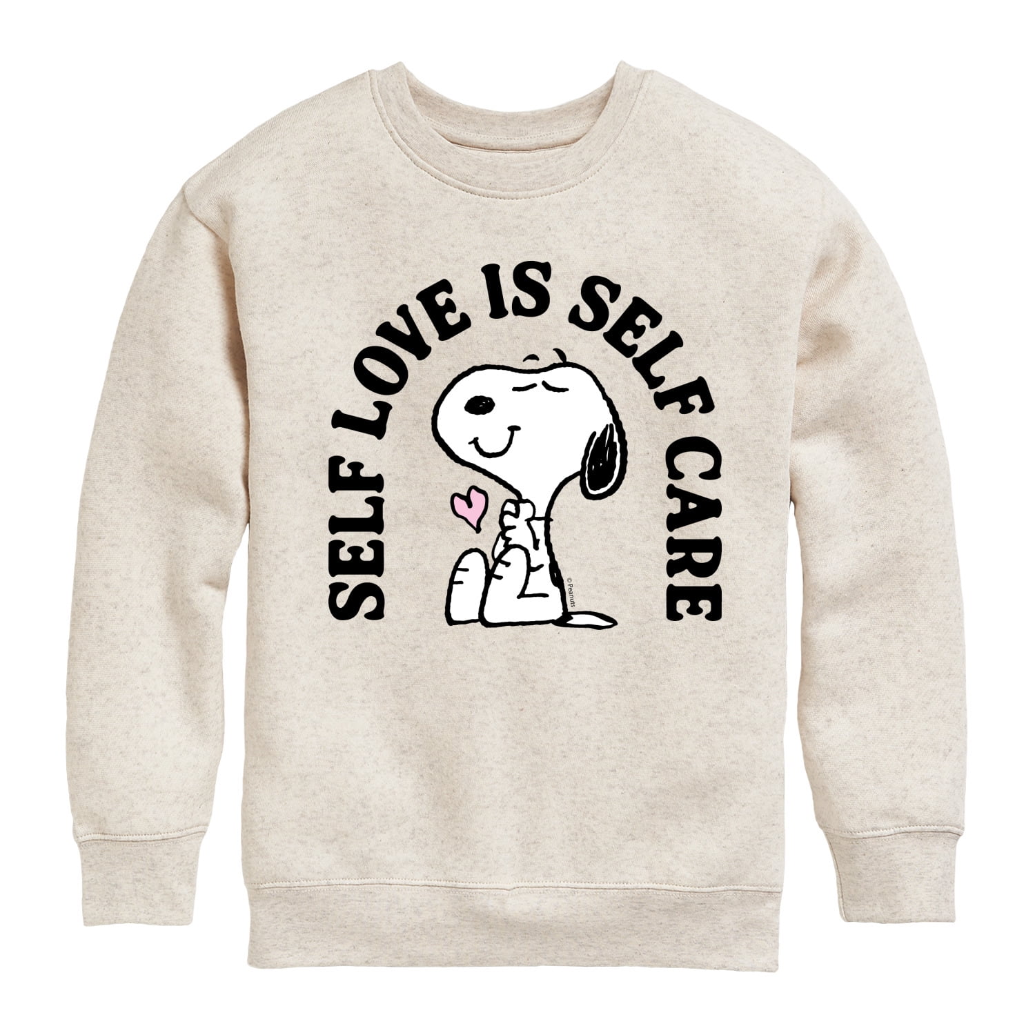 Peanuts - Self Love Is Self Care - Toddler & Youth Crewneck Fleece ...