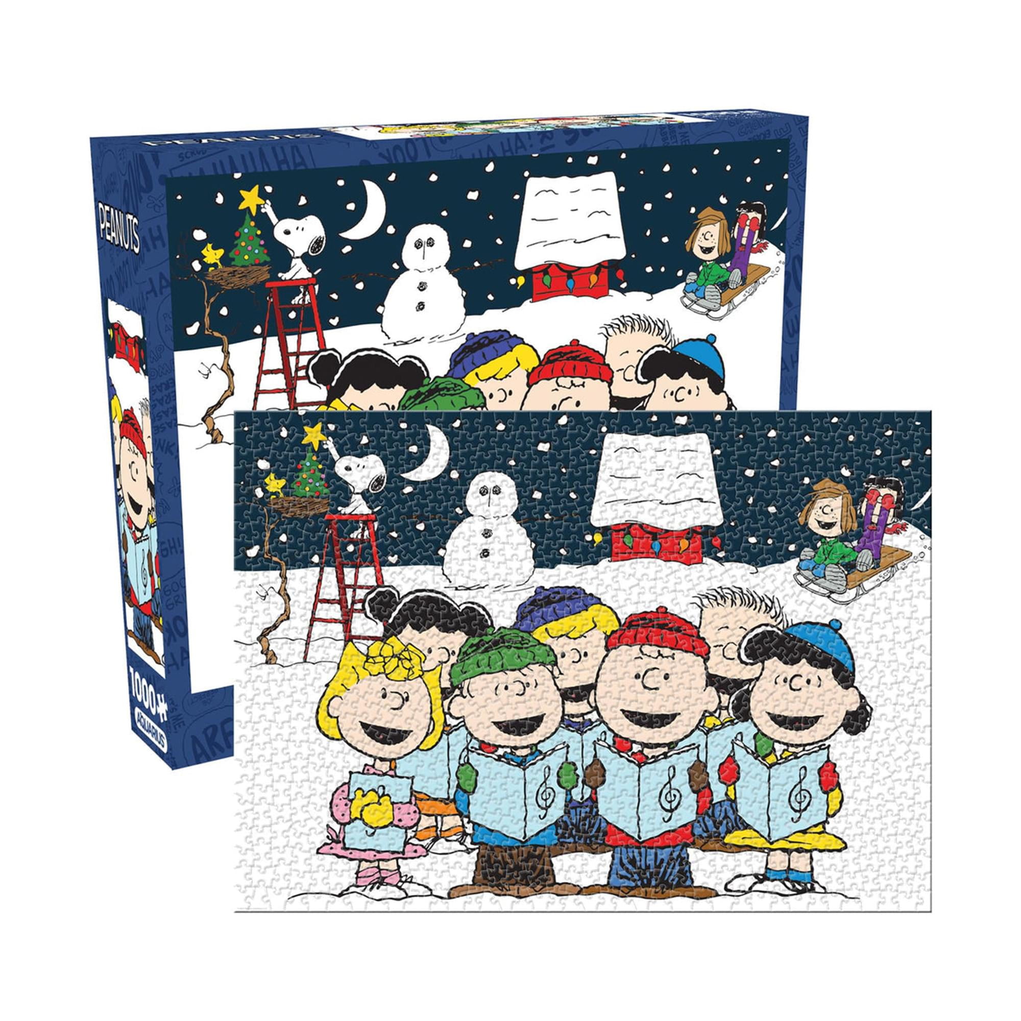 Peanuts Singing Hymns 1000 Piece Glitter Snow Jigsaw Puzzle - Walmart.com