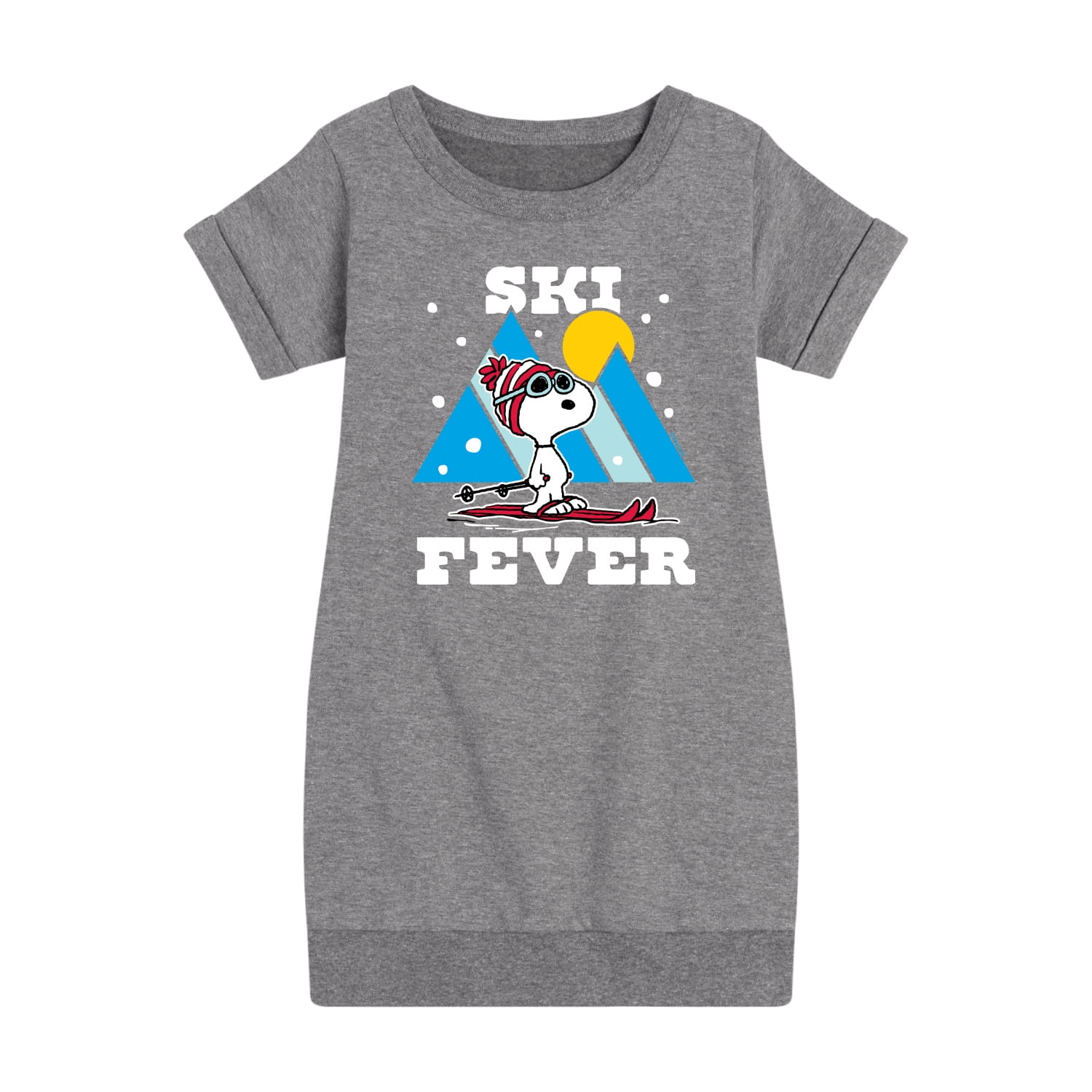 Peanuts - Ski Fever - Toddler & Youth Girls Fleece Dress - Walmart.com