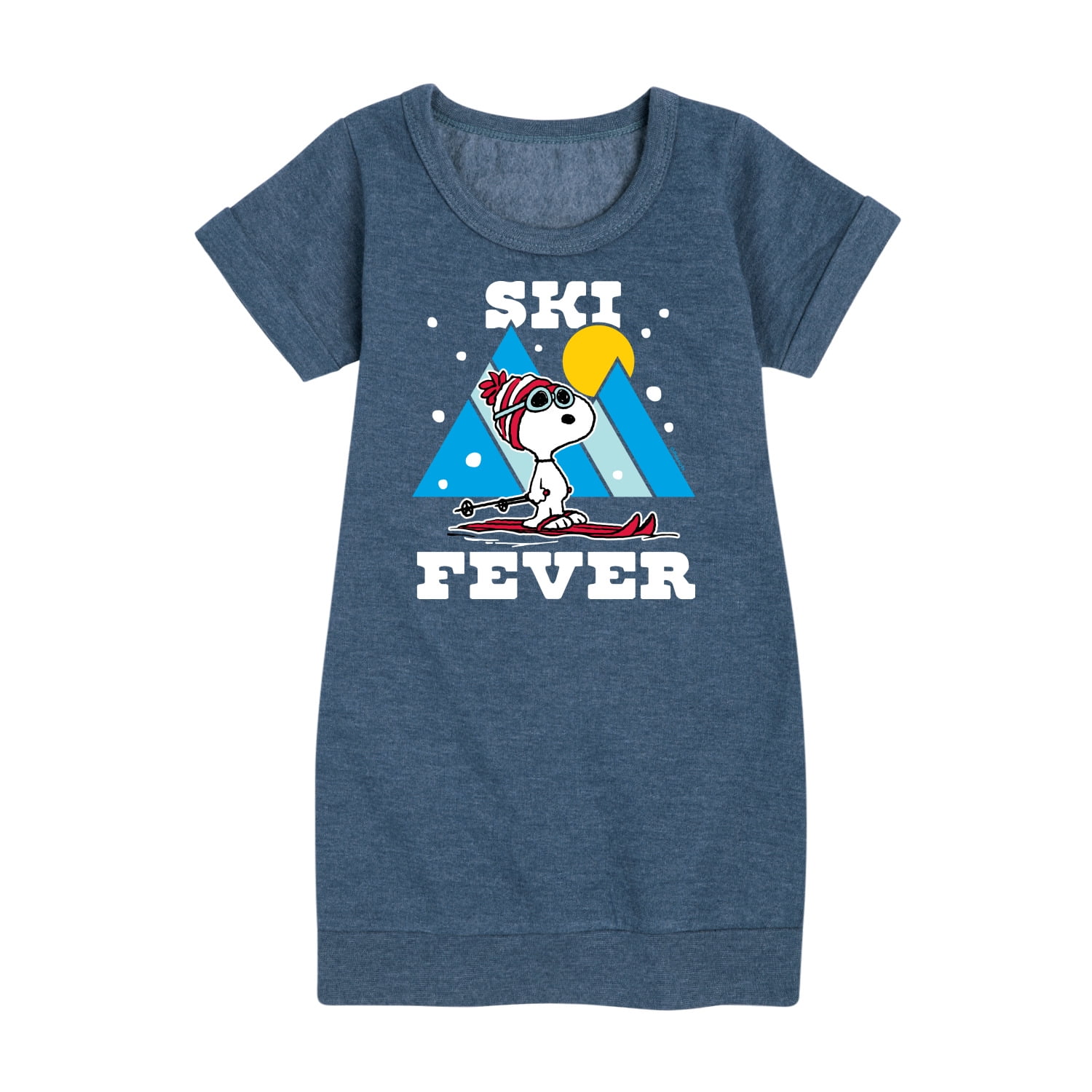 Peanuts - Ski Fever - Toddler & Youth Girls Fleece Dress - Walmart.com
