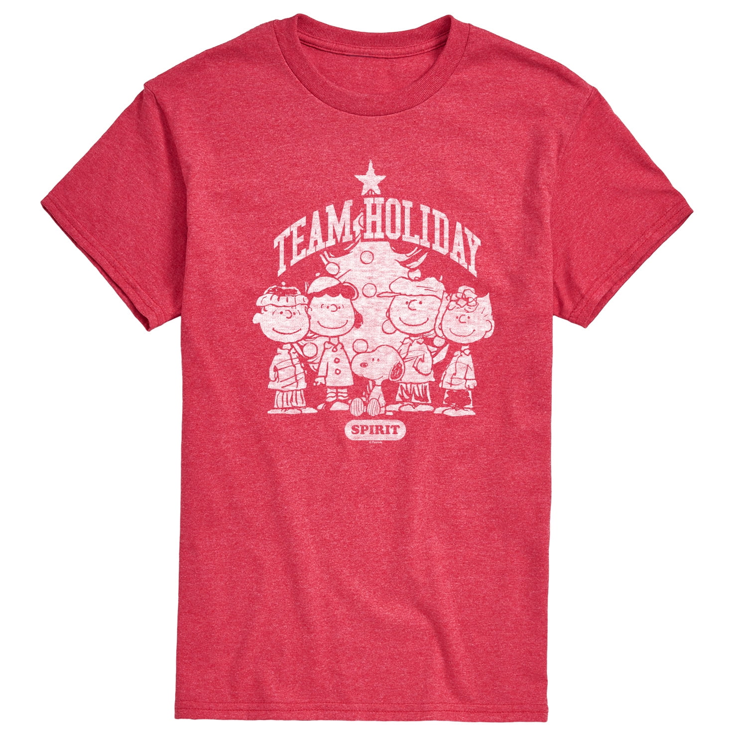 Peanuts - Snoopy And Friends Team Holiday Spirit - Men's Short Sleeve ...