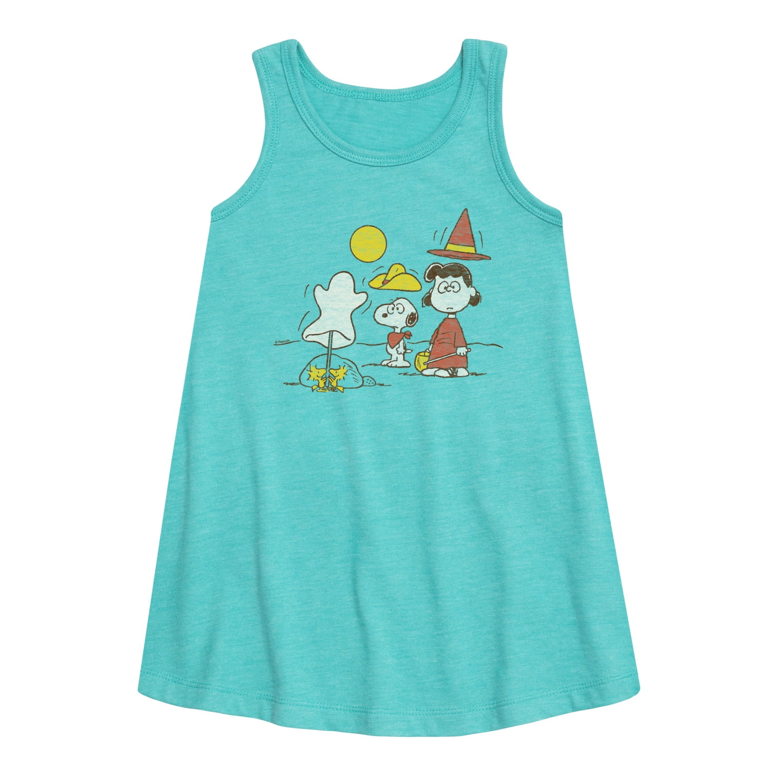 Peanuts - Snoopy And Lucy - Toddler & Youth Girls A-line Dress ...