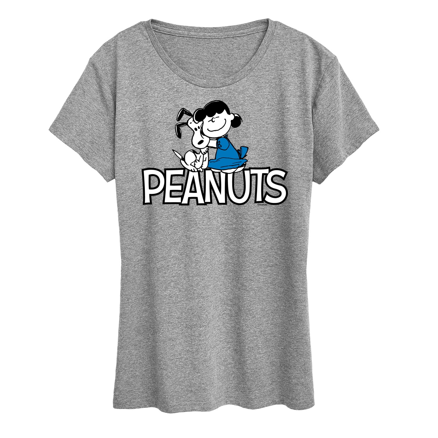 Peanuts - Snoopy And Lucy - Women's Short Sleeve Graphic T-Shirt ...