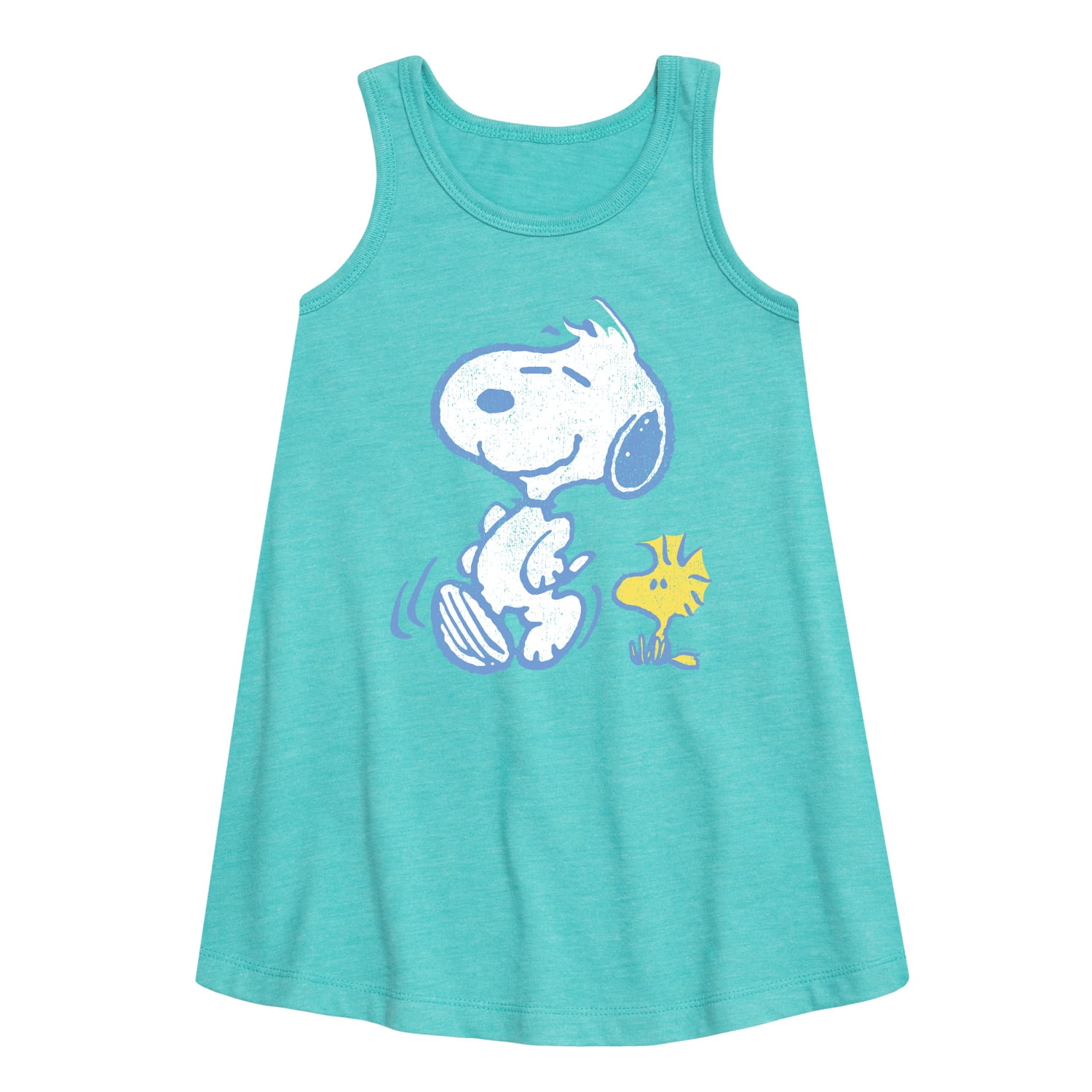 Peanuts - Snoopy And Woodstock Pastels - Toddler & Youth Girls A-line ...