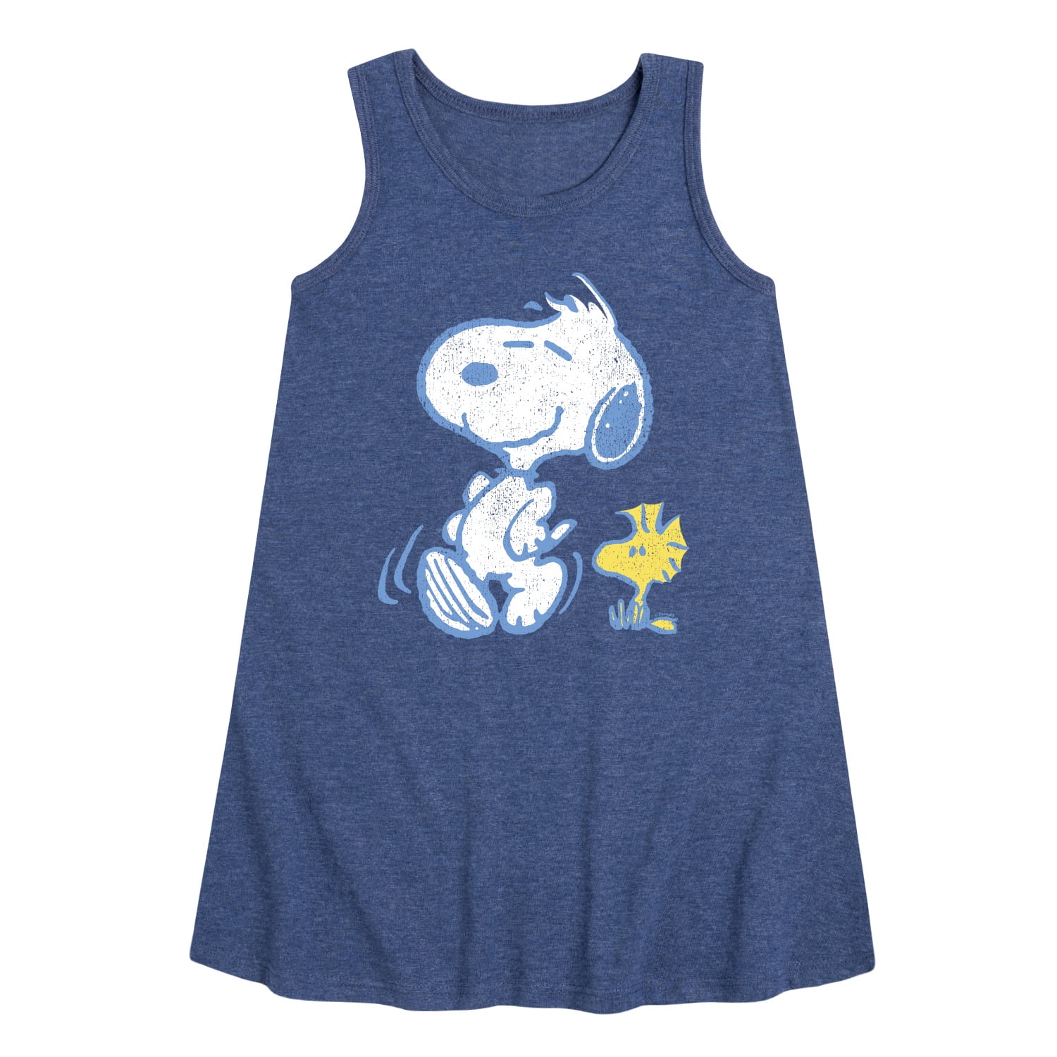 Peanuts - Snoopy And Woodstock Pastels - Toddler & Youth Girls A-line ...