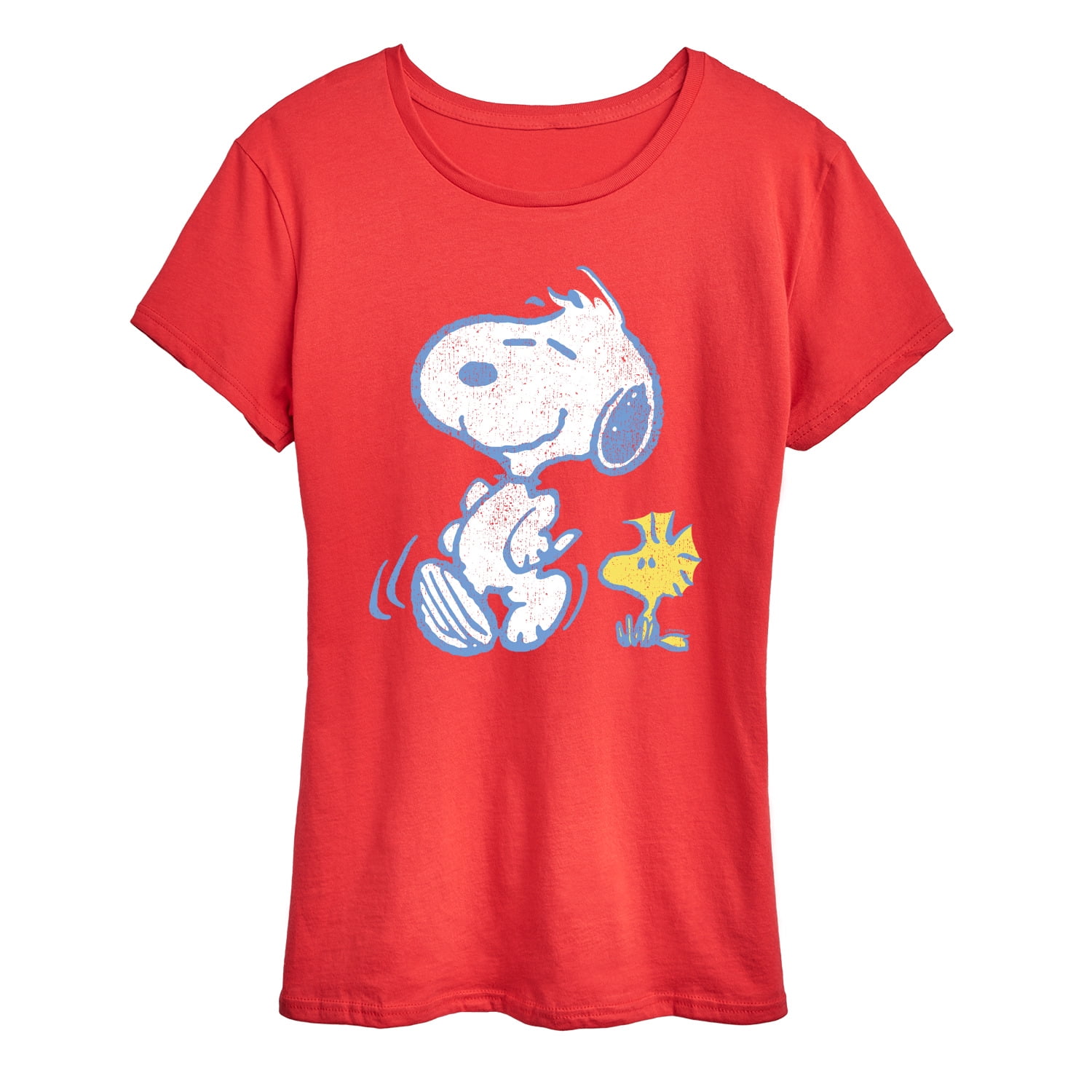 Peanuts - Snoopy And Woodstock Pastels - Women's Short Sleeve Graphic T ...