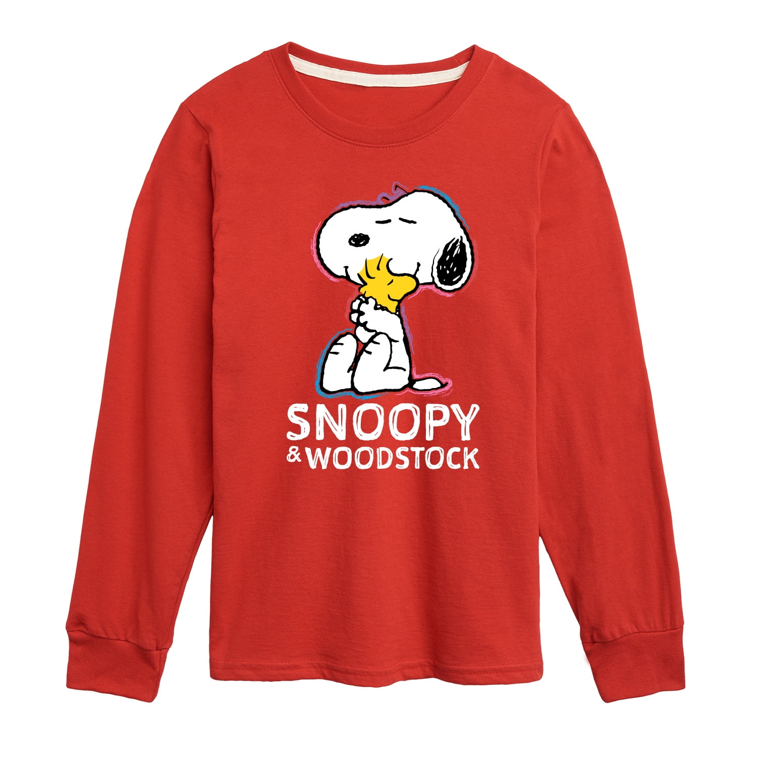 Peanuts - Snoopy And Woodstock - Toddler & Youth Long Sleeve Graphic T ...