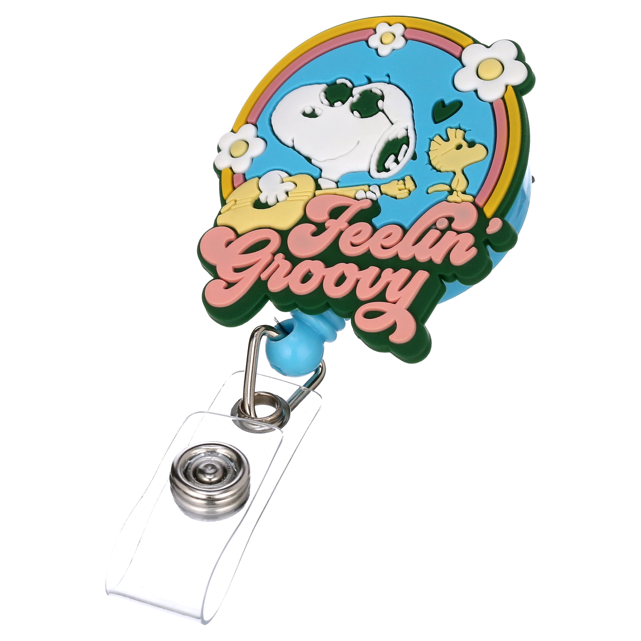 Peanuts Snoopy Badge Reel, 24"-inch Retractable - Walmart.com