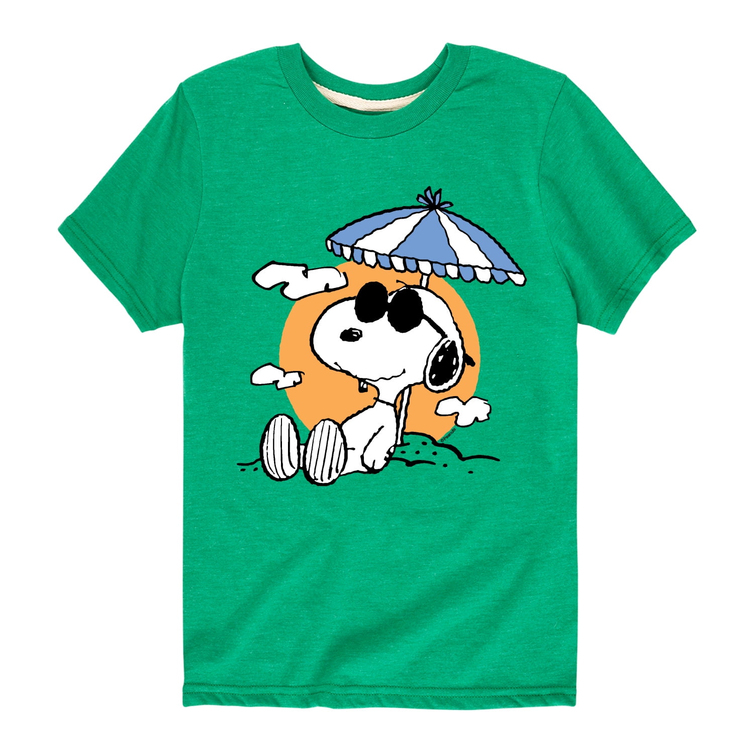 Peanuts - Snoopy Beach Day - Toddler And Youth Short Sleeve Graphic T ...