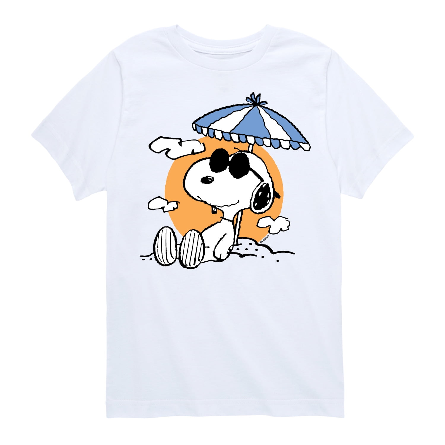 Peanuts - Snoopy Beach Day - Toddler And Youth Short Sleeve Graphic T ...