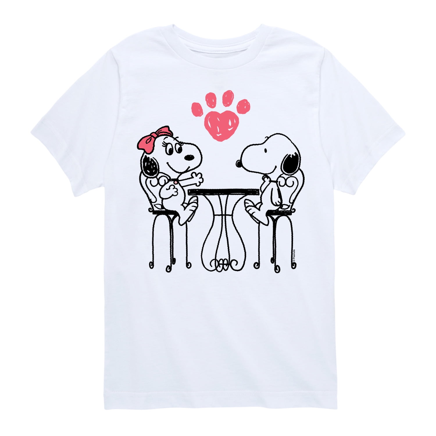 Peanuts - Snoopy Belle - Toddler And Youth Short Sleeve Graphic T-Shirt ...
