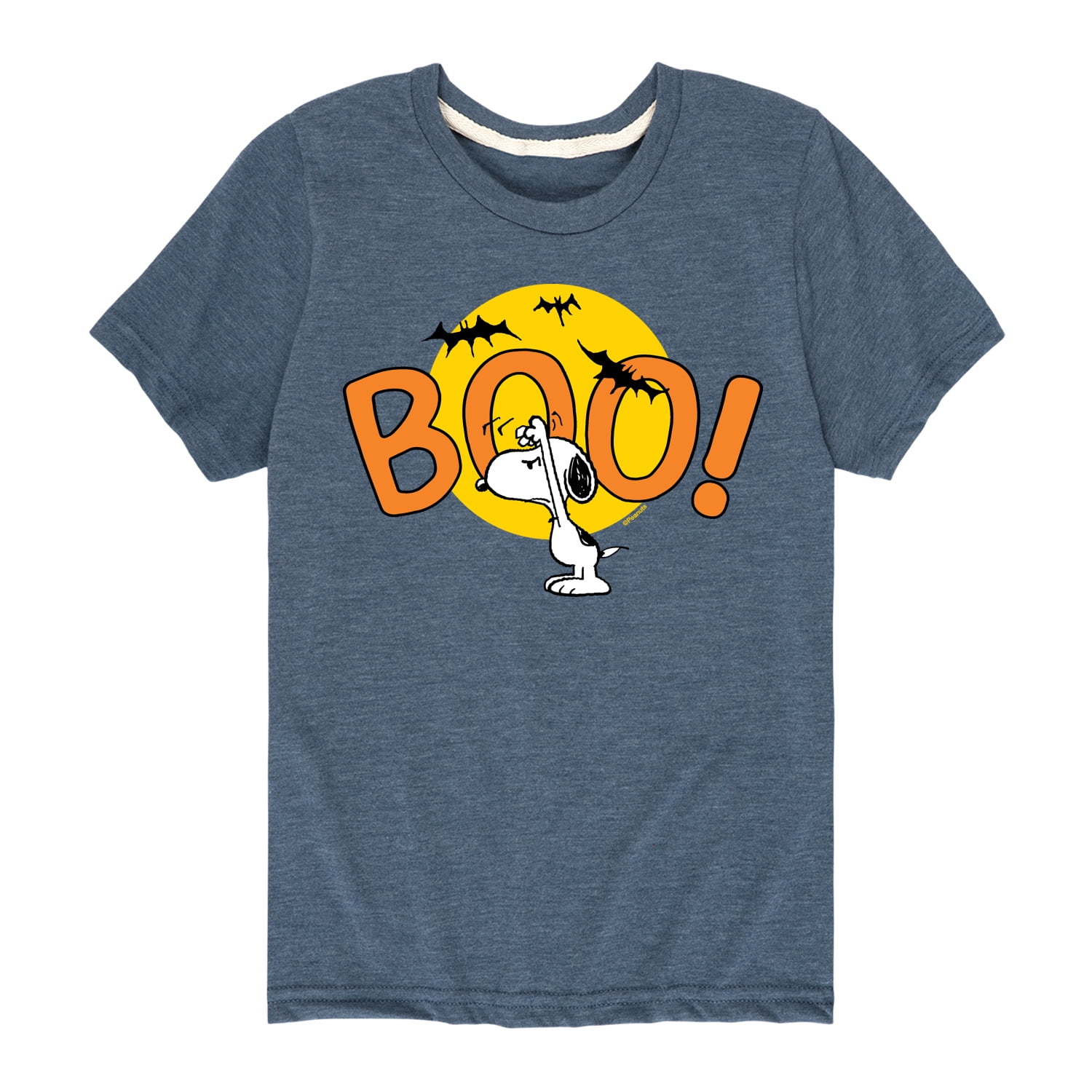 Peanuts - Snoopy Boo Art - Toddler And Youth Short Sleeve Graphic T ...